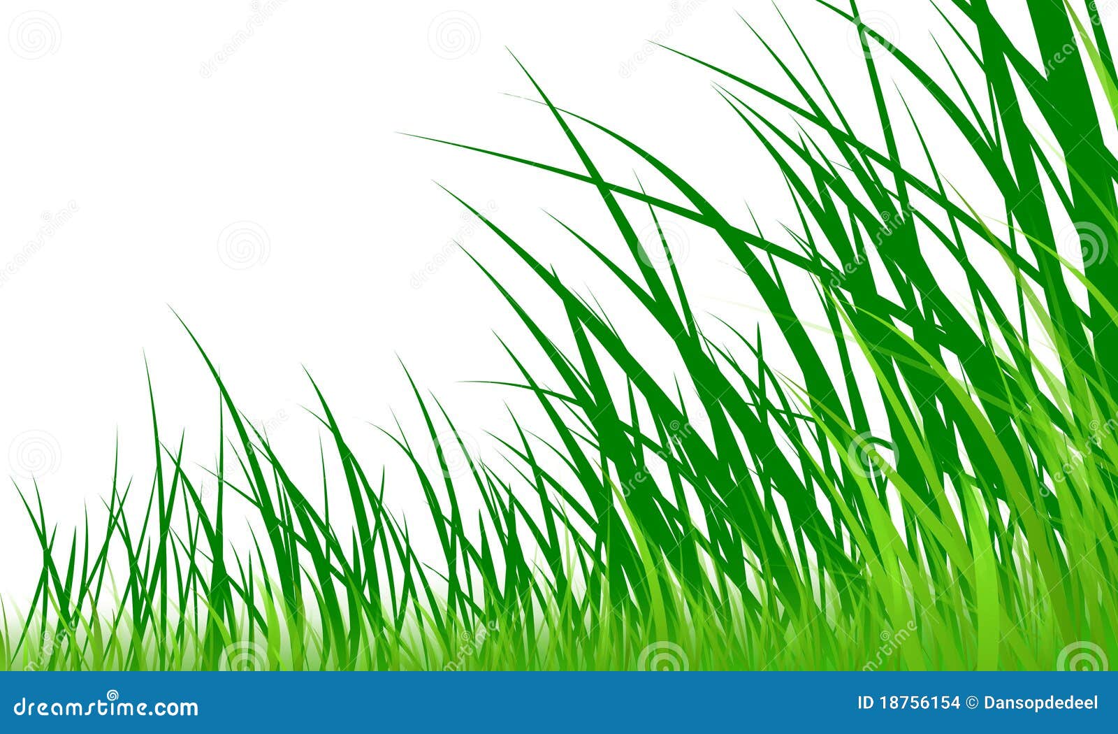 Green grass graphic stock illustration. Illustration of plants - 18756154