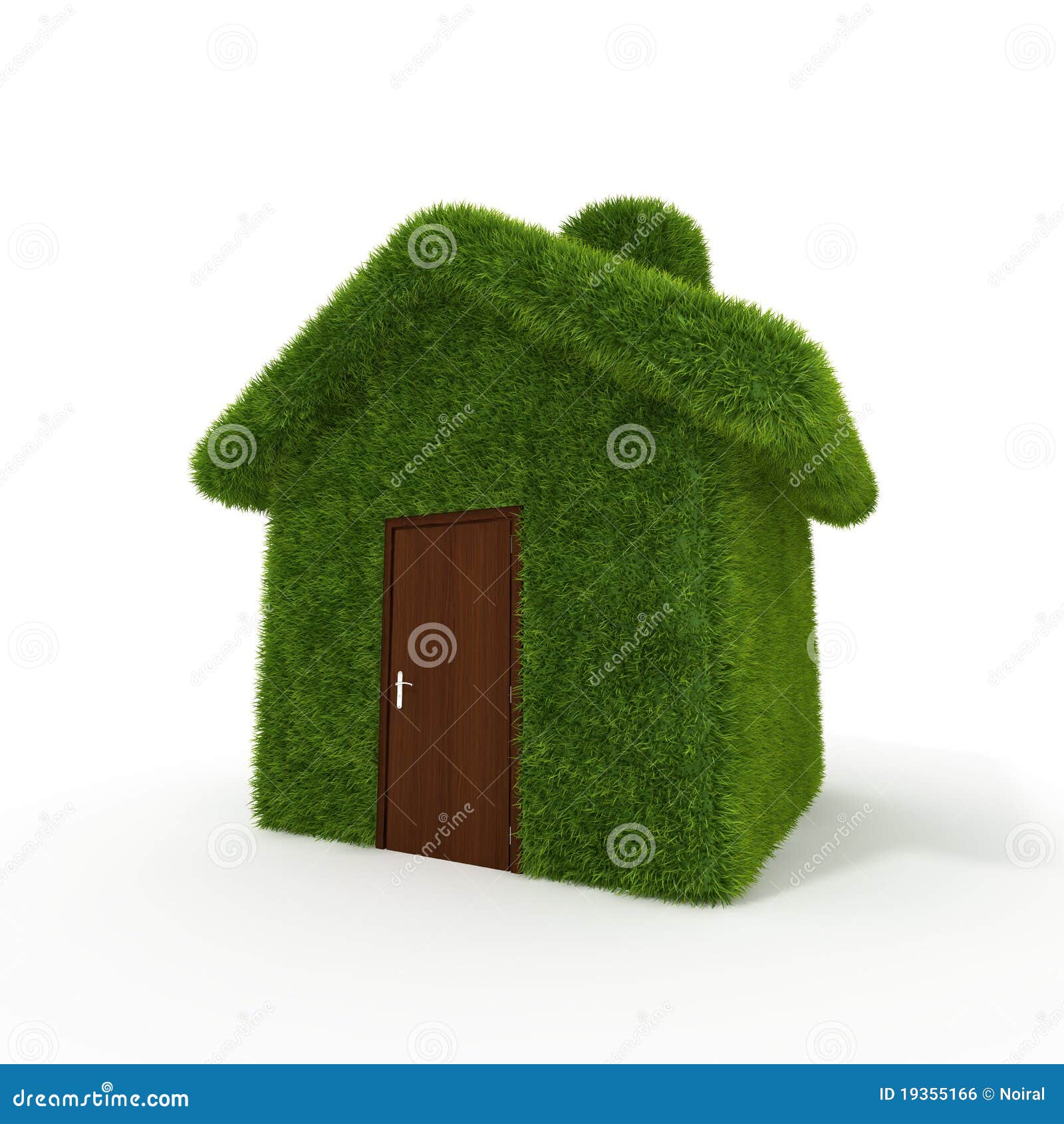 Green grass house stock illustration. Illustration of creativity - 19355166