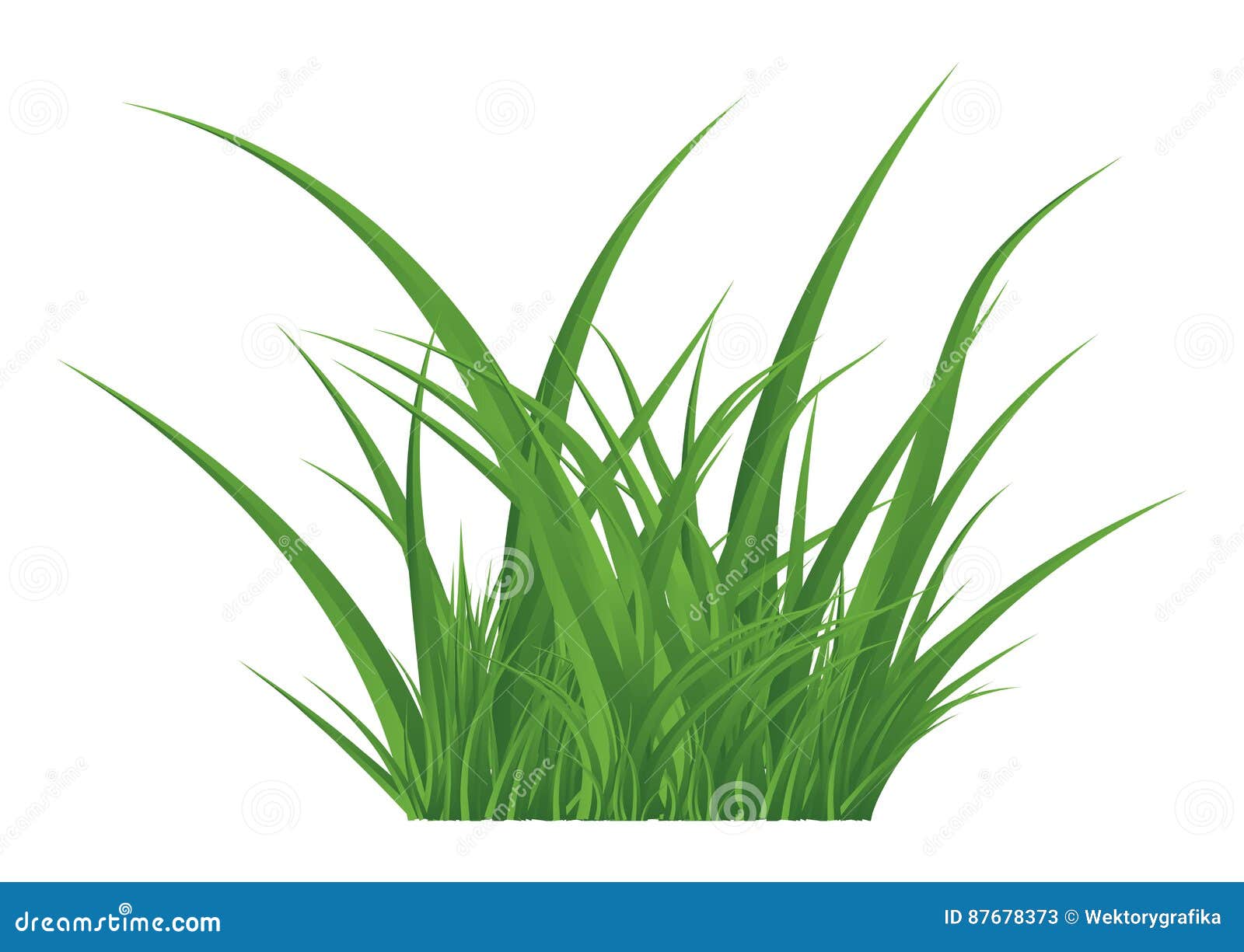 Green Grass Isolated Vector Symbol Icon Design. Stock Vector ...