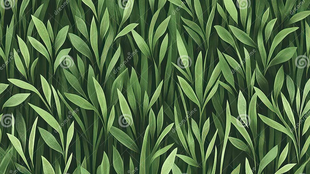 Green Grass, Plant Abstract Background Stock Image - Image of floral ...