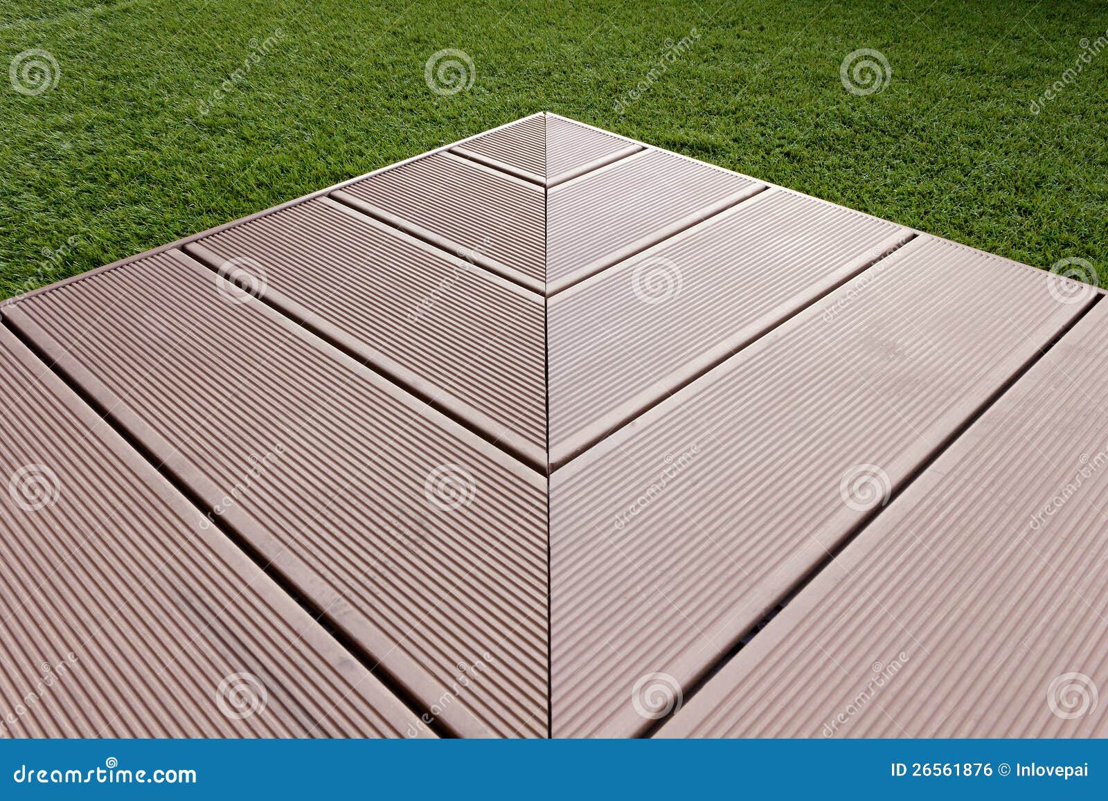 Green Grass on Pyramid for Background Stock Photo - Image of background ...
