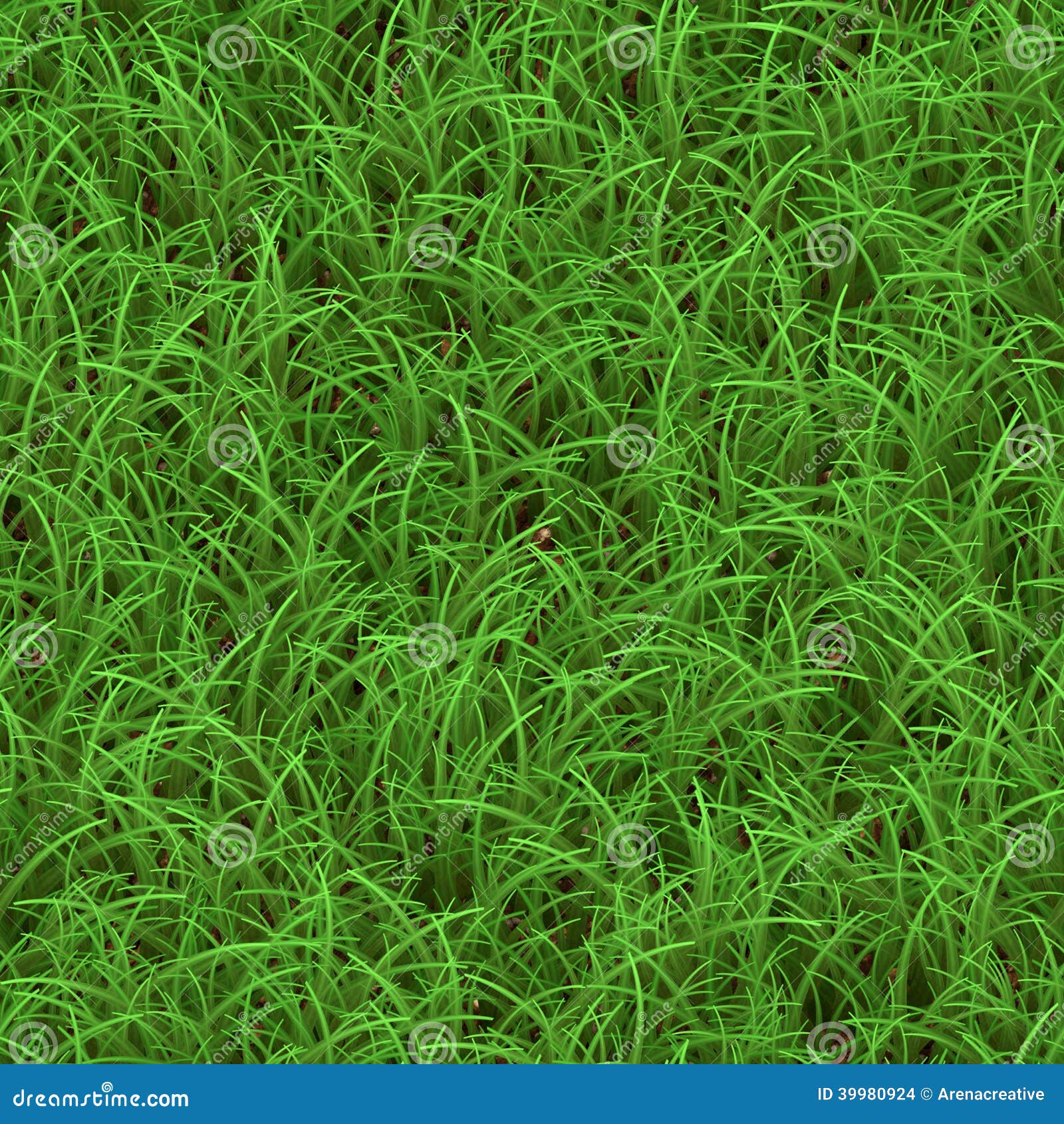 Green Grass Seamless Pattern Stock Illustration - Illustration of field ...