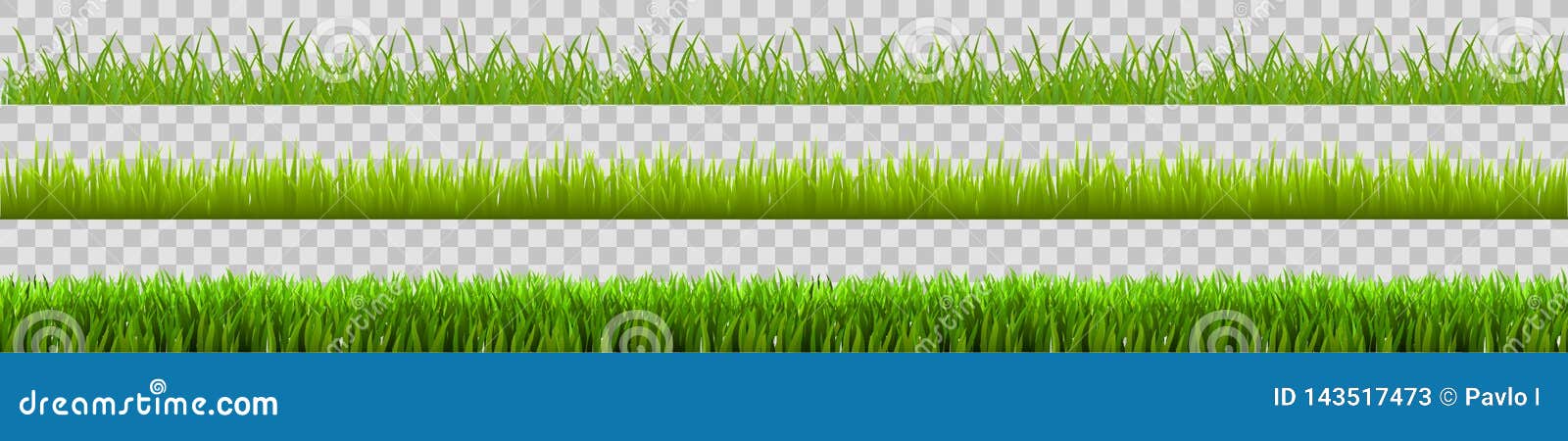 Green Grass Set, Field, Nature Eco Background - Vector Stock Image ...