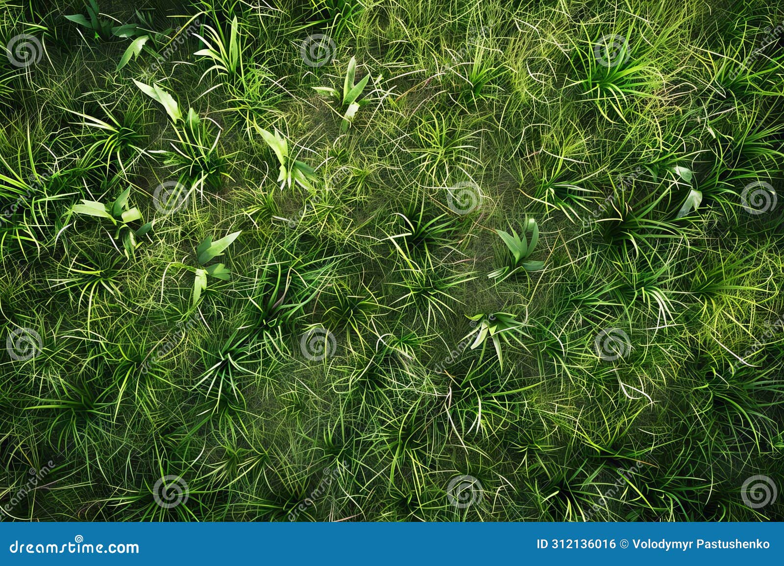 Green Grass Texture Background. Top View of Field Stock Photo - Image ...