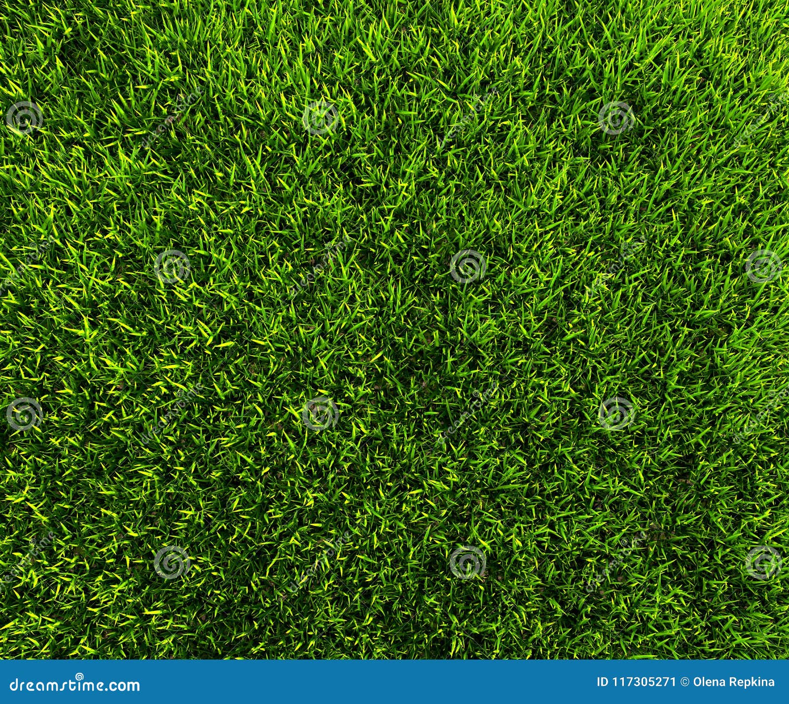 Green Grass Texture Natural Background. 3D Rendering Stock Illustration ...