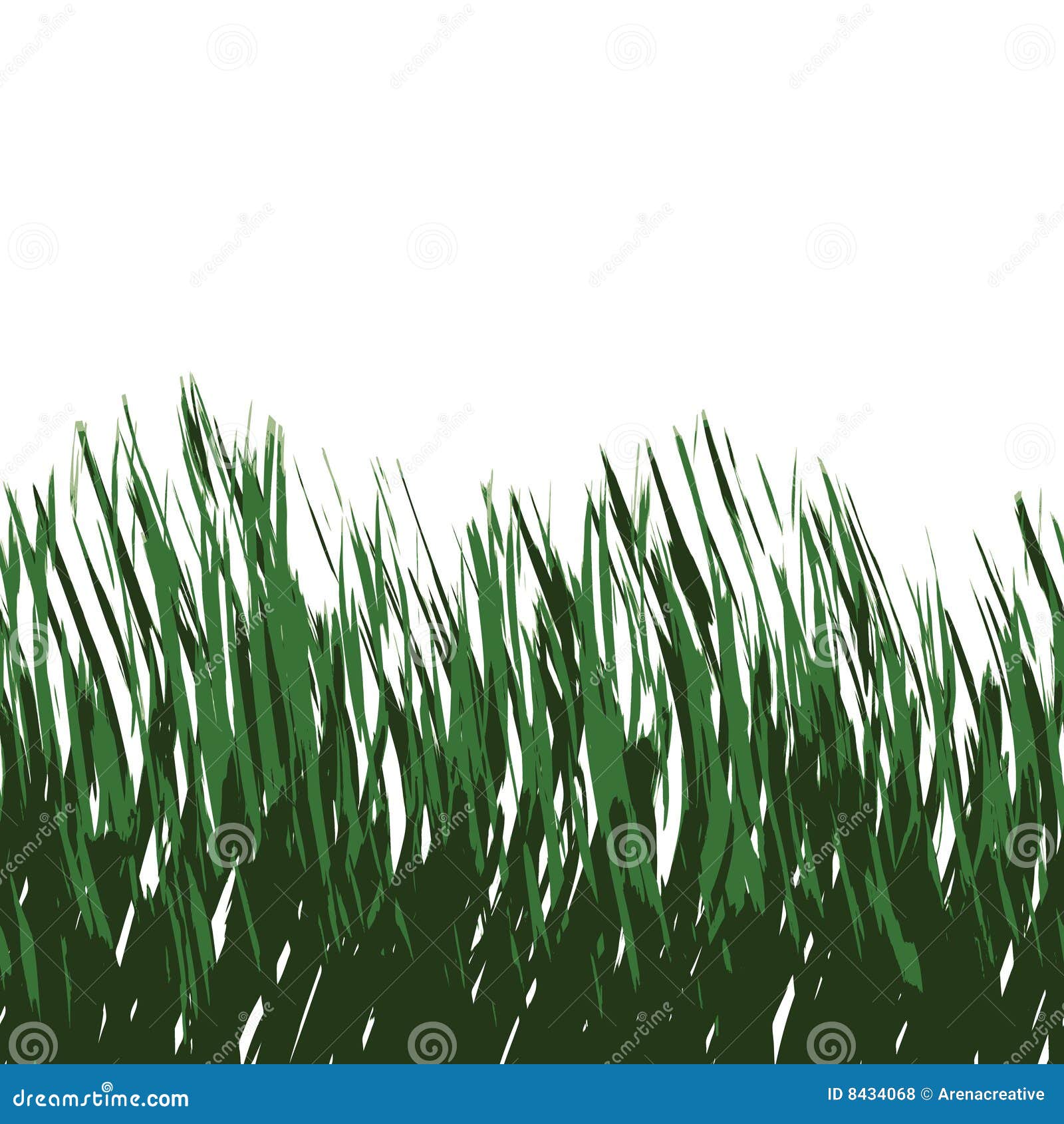 Green Grass Vector stock vector. Illustration of botany - 8434068
