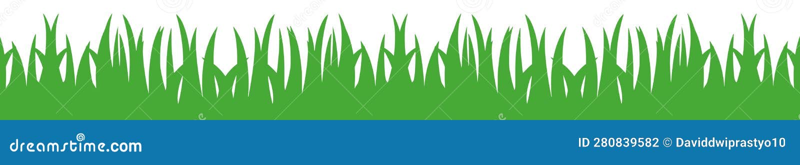 Green grass vector stock vector. Illustration of sign - 280839582