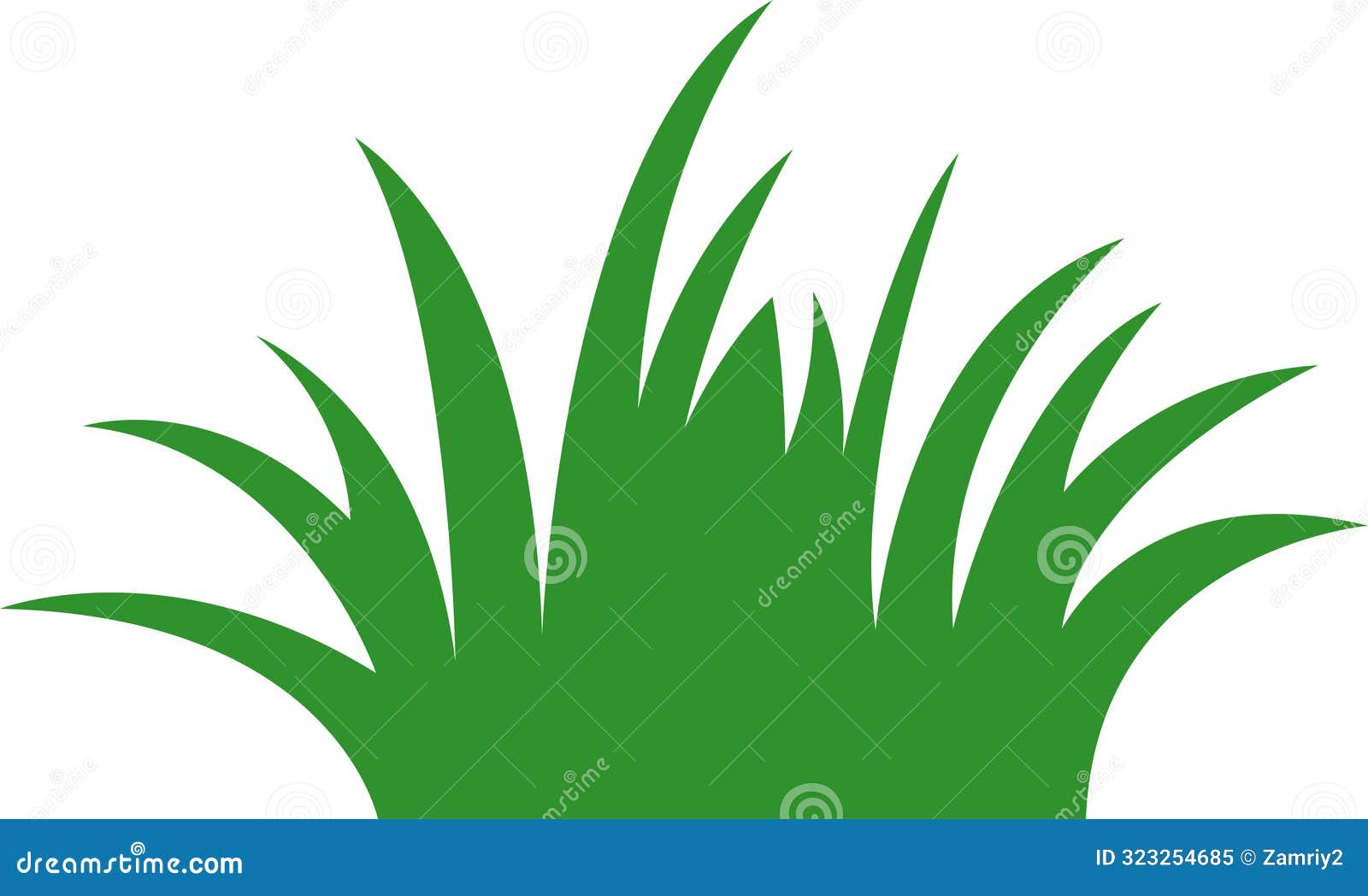Green Grass. Vector Image, EPS10 Stock Vector - Illustration of ...