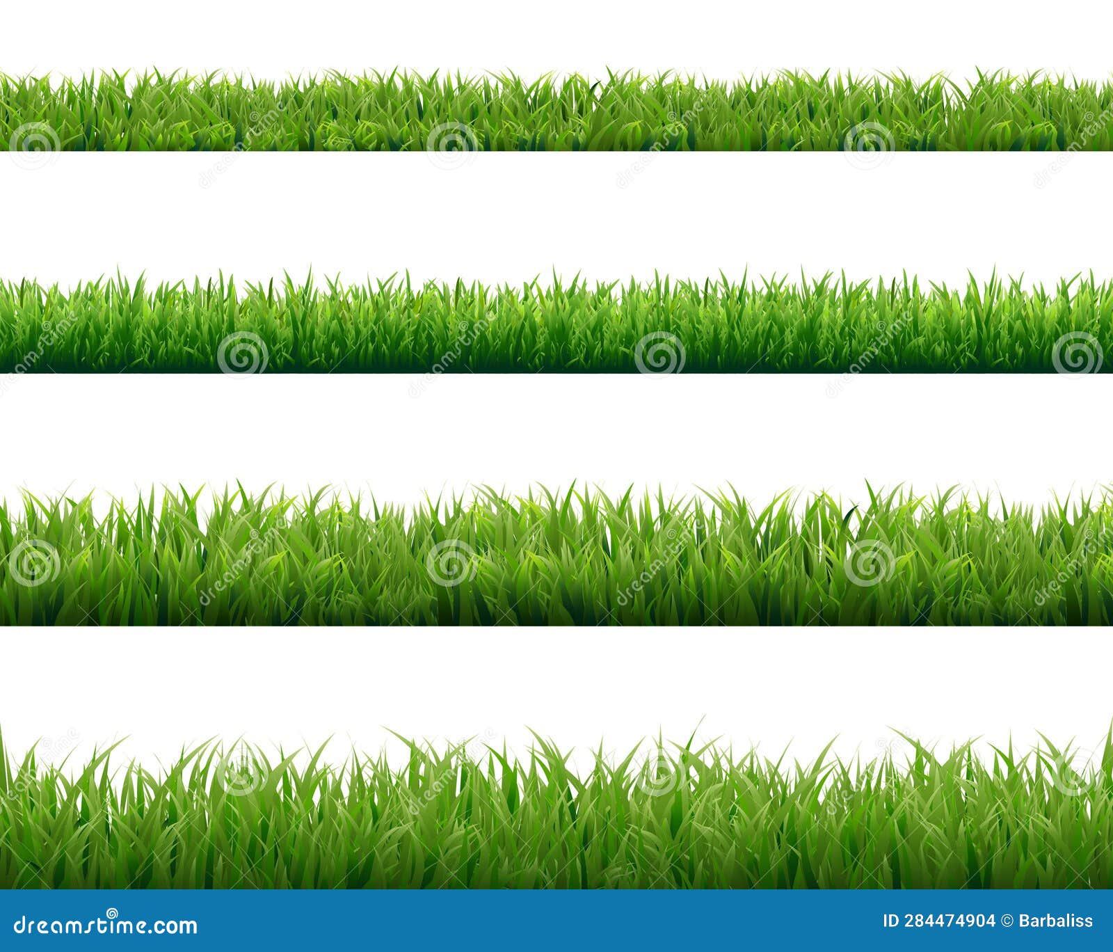 Green Grass and White Background Stock Vector - Illustration of green ...