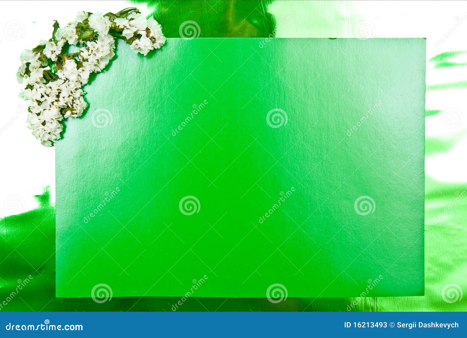 Green greeting card stock image. Image of anniversary - 16213493