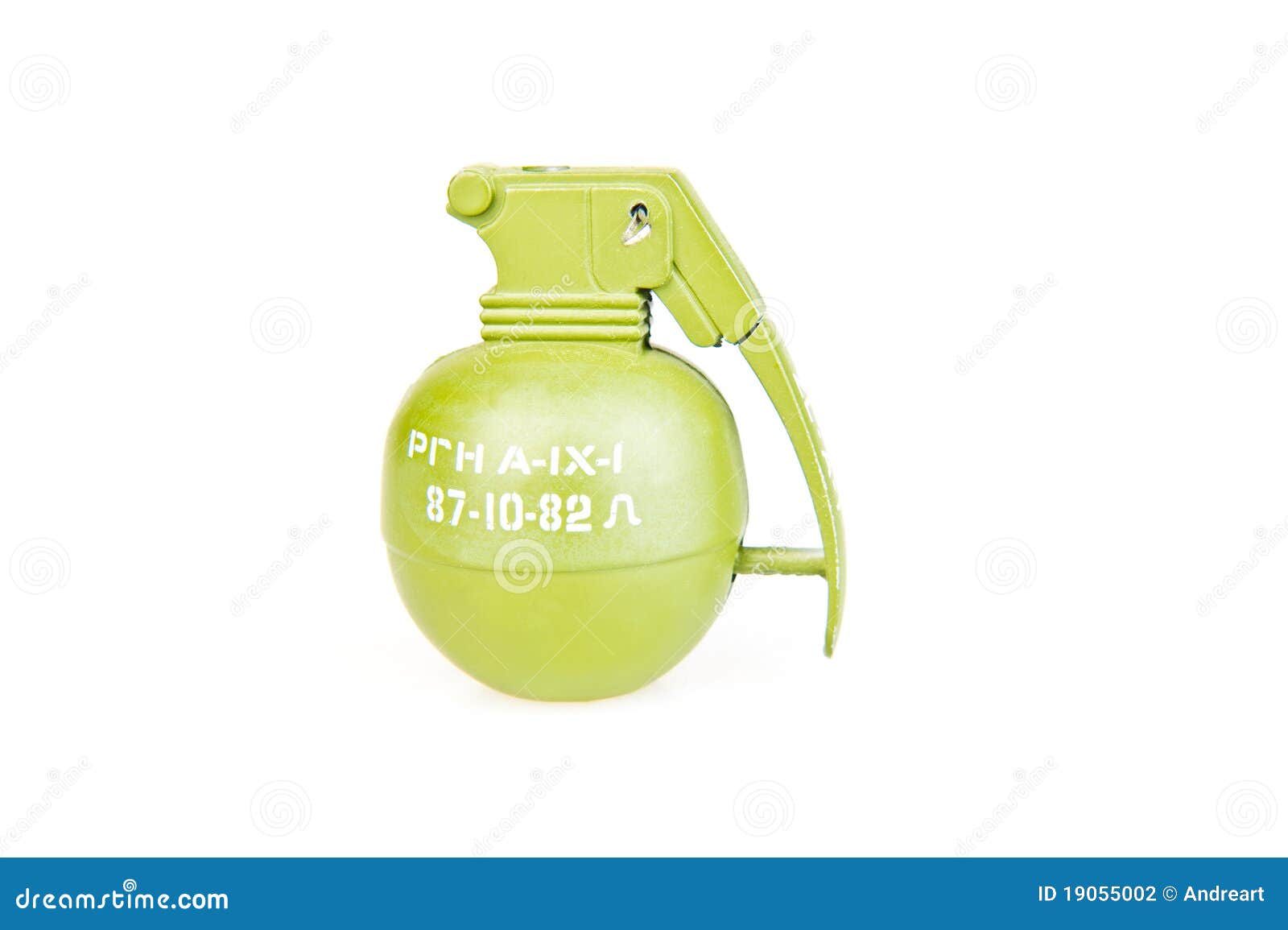 Green grenade stock photo. Image of dangerous, ammunition - 19055002