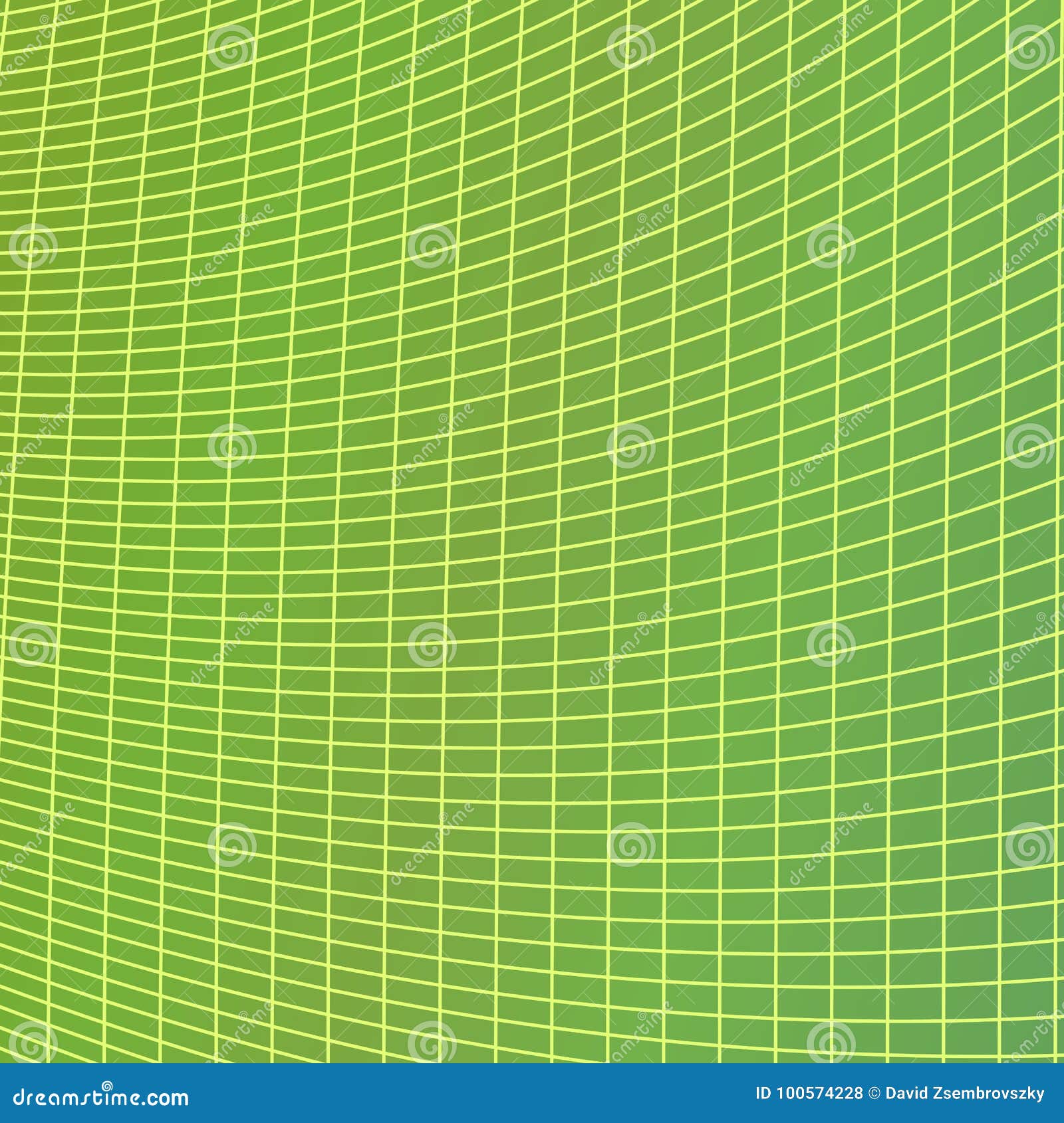 Green Grid Background - Vector Illustration from Curved Angular Lines ...