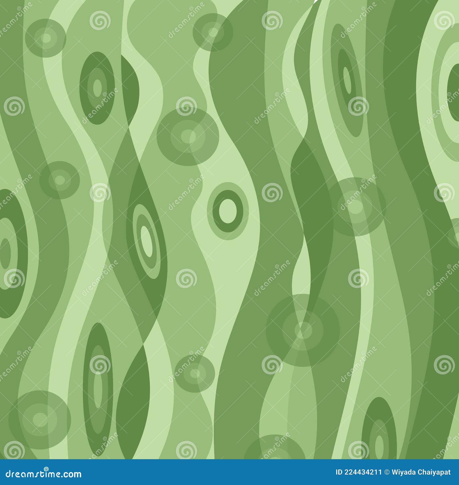 The Green Ground Alternates with a Pattern Stock Vector - Illustration ...