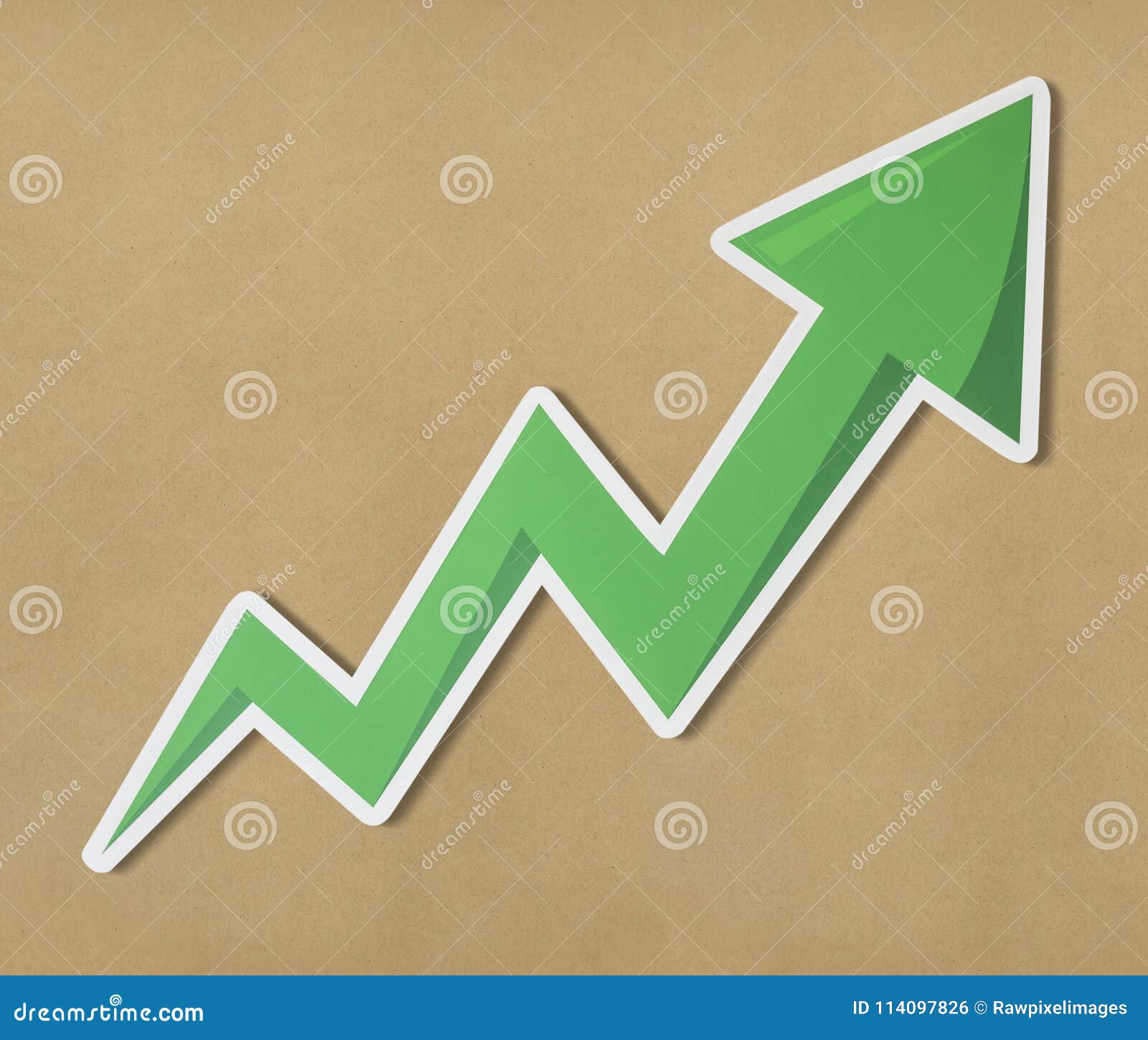 Green grow up arrow icon stock photo. Image of icon - 114097826