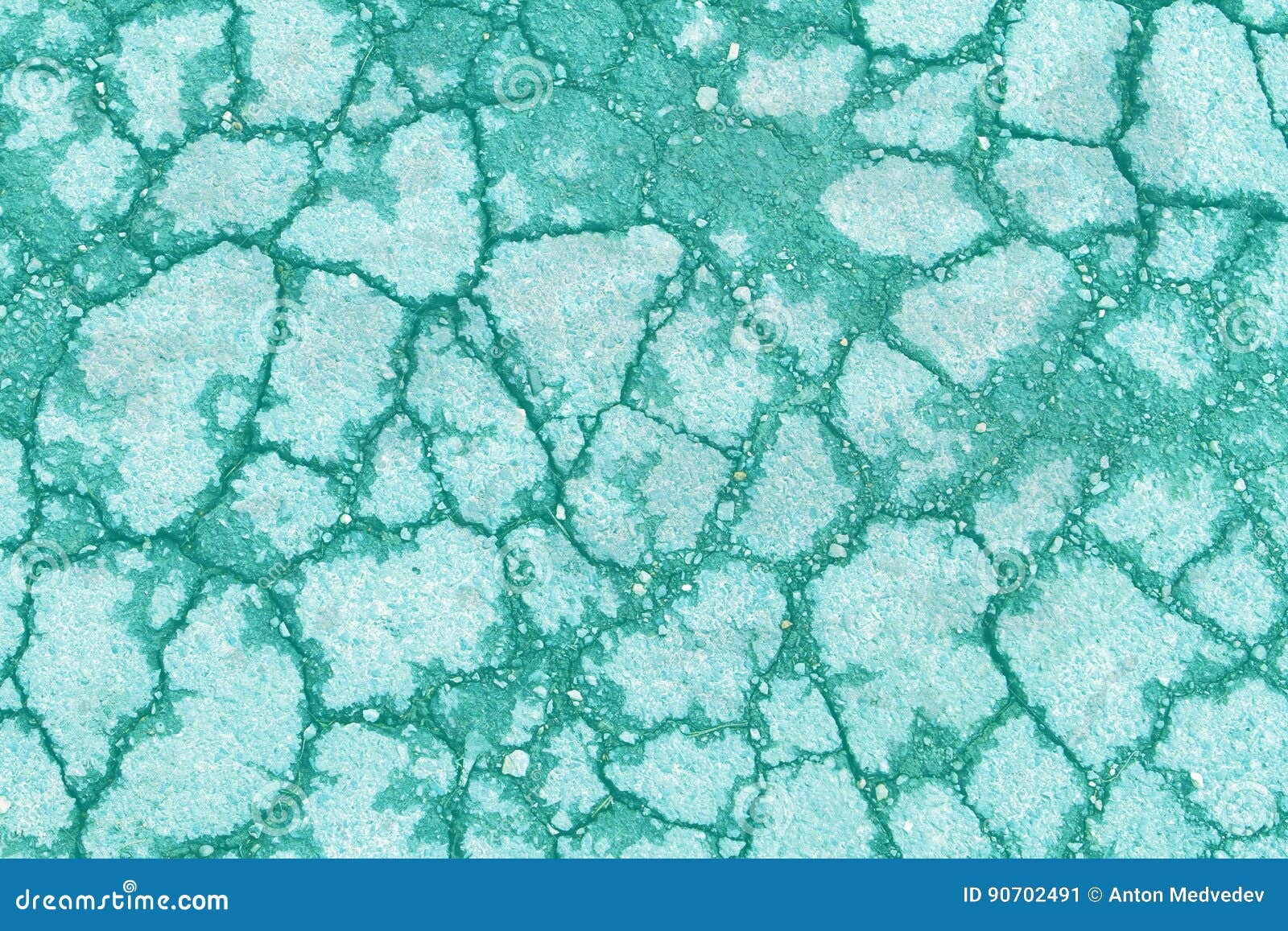 Green Grunge Cracked Asphalt Texture Stock Image - Image of backdrop ...