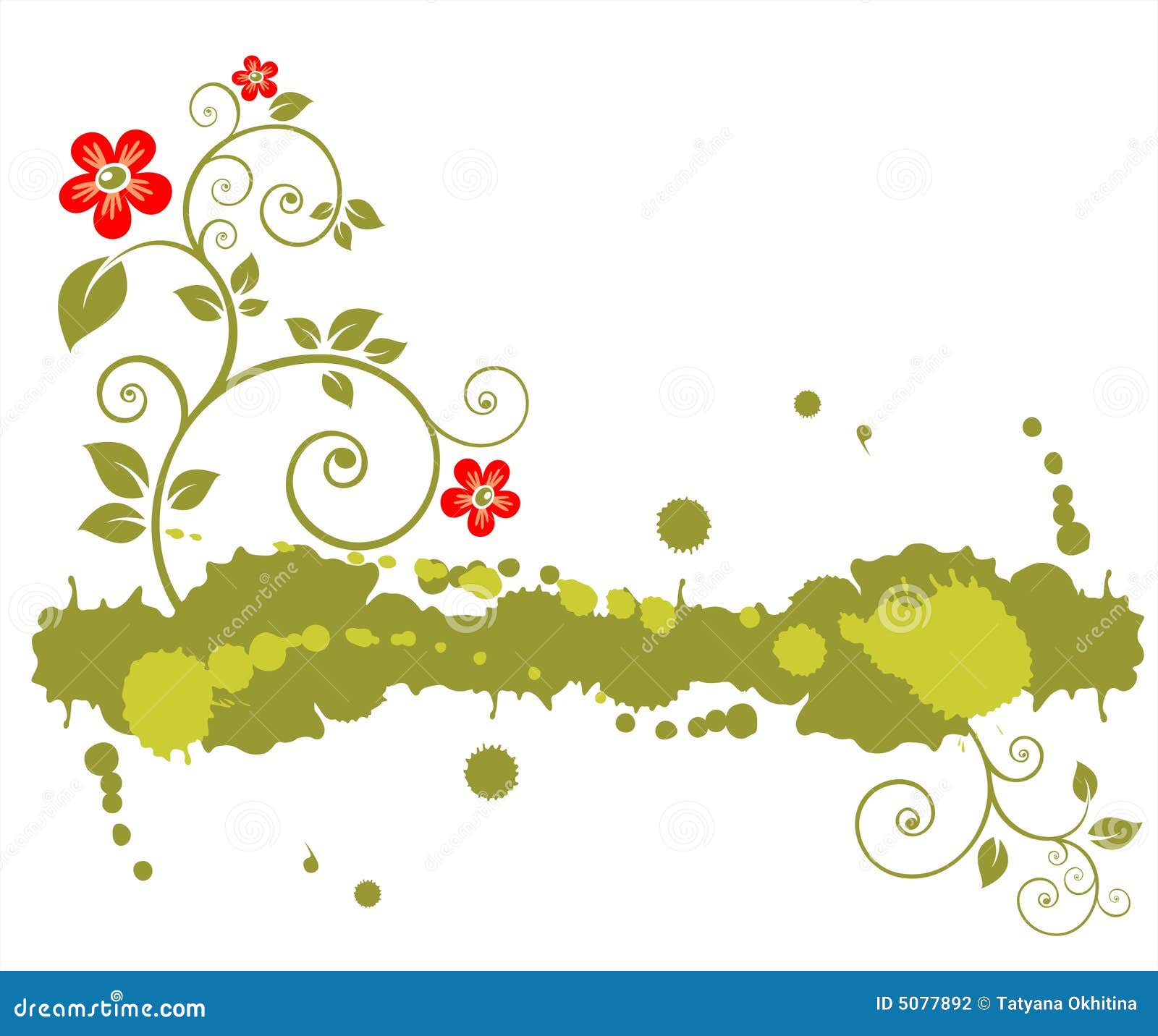 Green grunge pattern stock vector. Illustration of pattern - 5077892