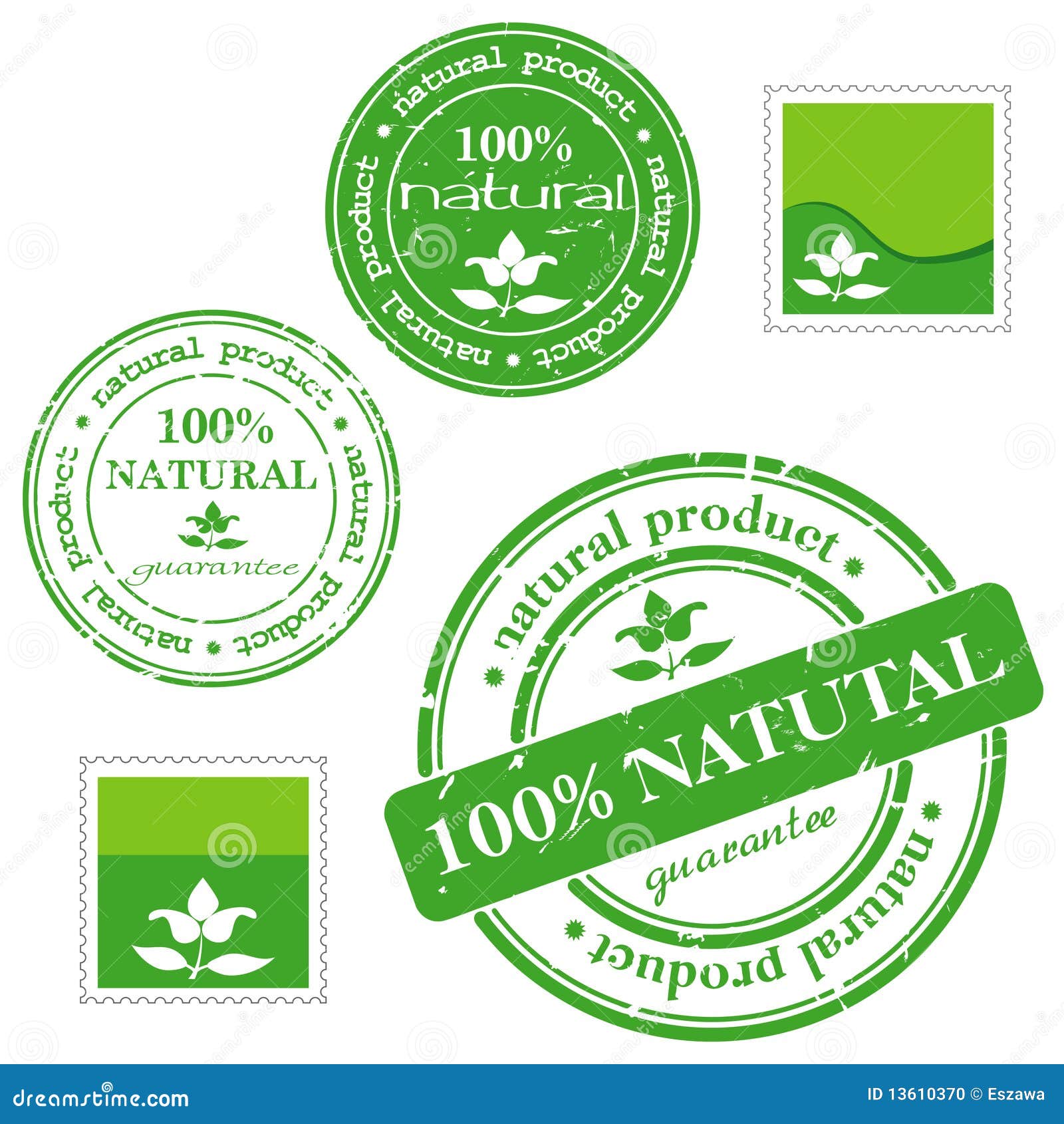 Green grunge rubber stamp stock vector. Illustration of grunge - 13610370