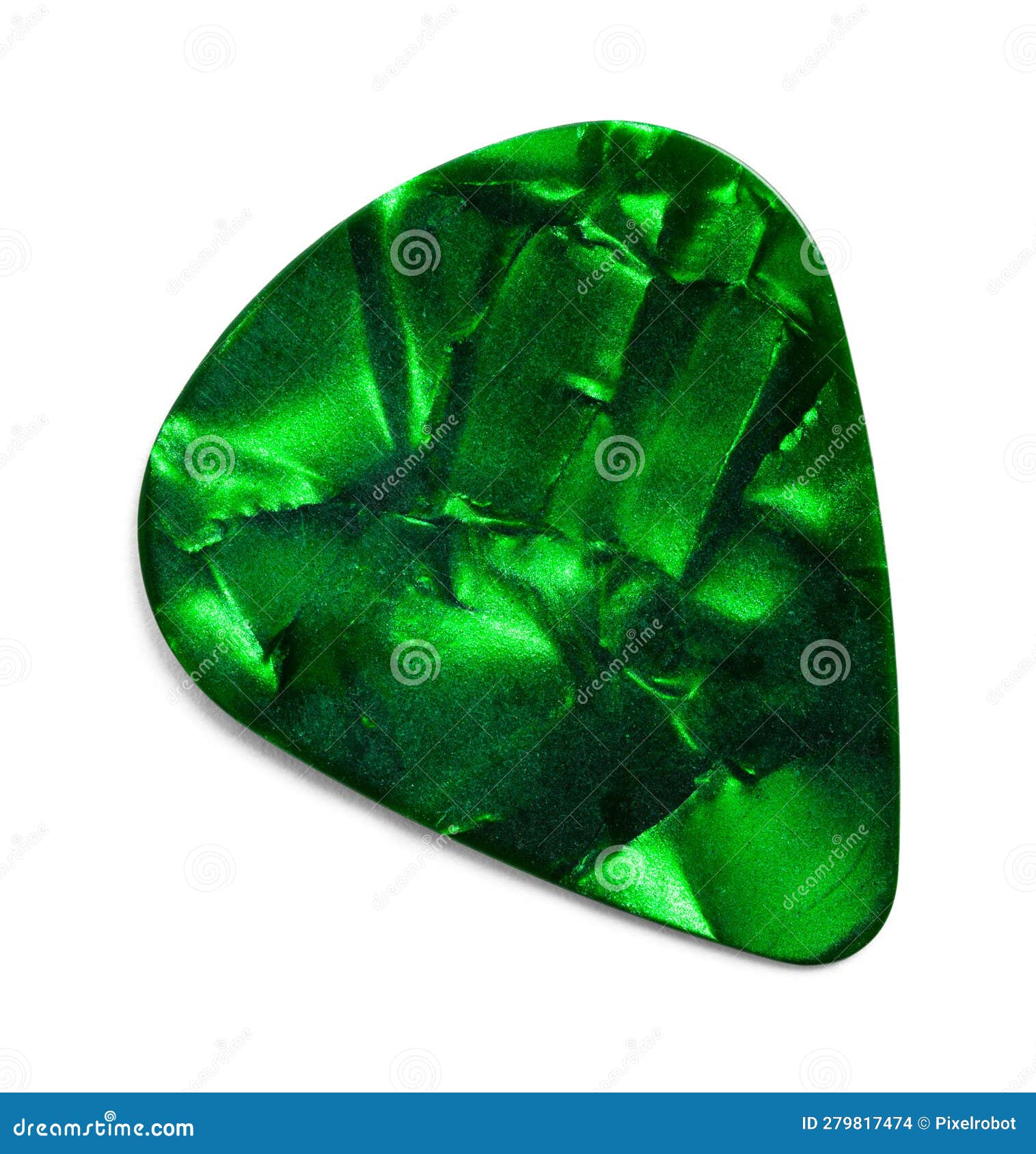 Green Guitar Pick stock photo. Image of plastic, small - 279817474