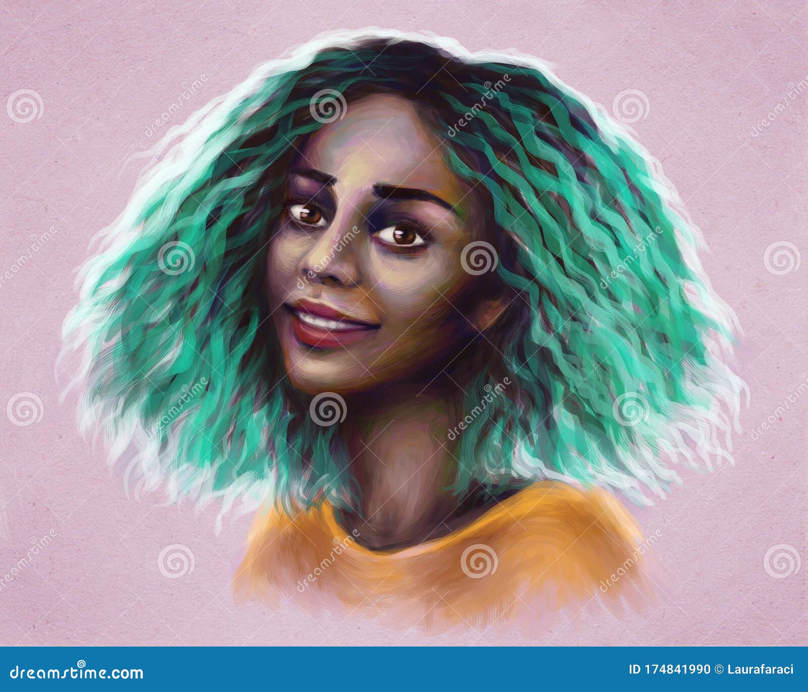 Green hair stock illustration. Illustration of background - 174841990 Green hair stock illustration. Illustration of background - 174841990