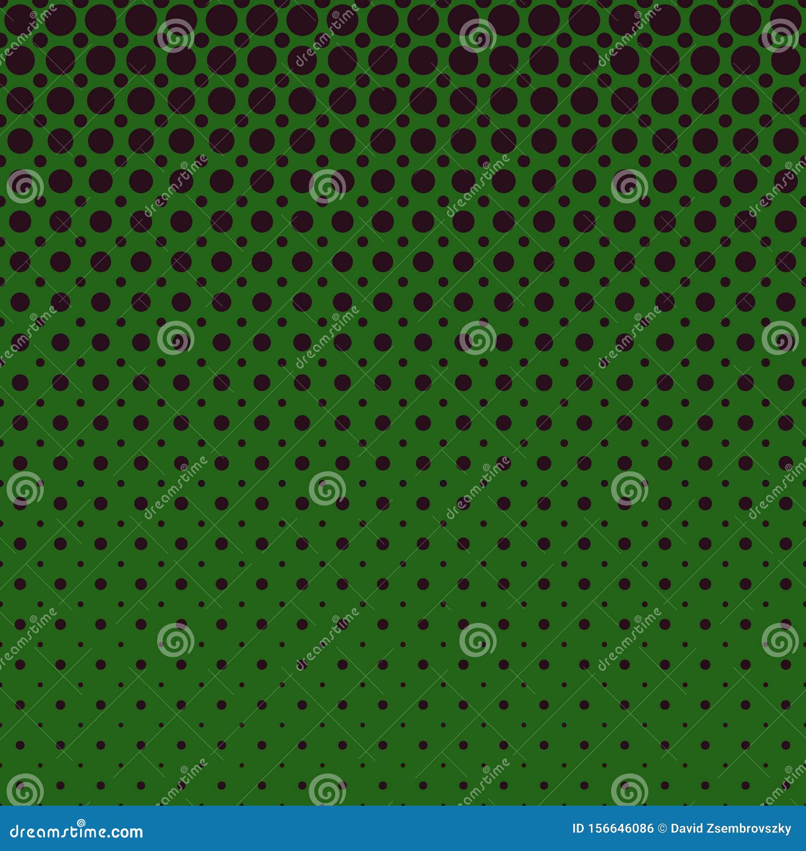 Green Halftone Dot Pattern Background - Repeating Vector Illustration ...