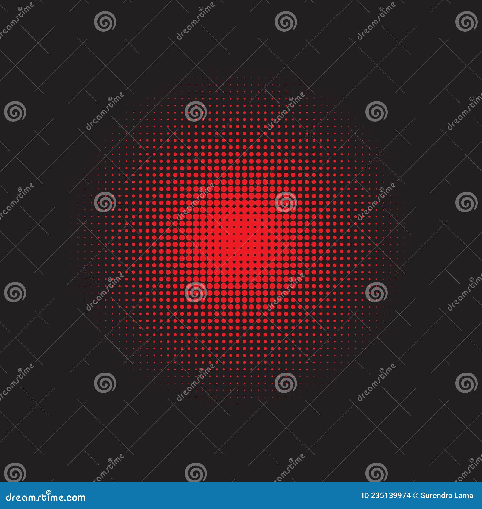 Green Halftone Half. Abstract Logo. Texture Background. Dot Shape ...