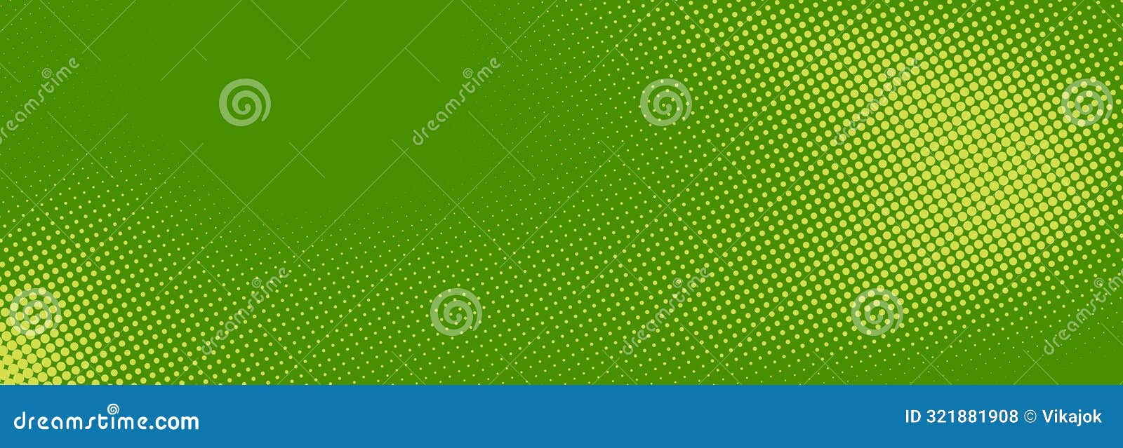 Green Halftone Pattern. Retro Comic Gradient Background. Greenish ...