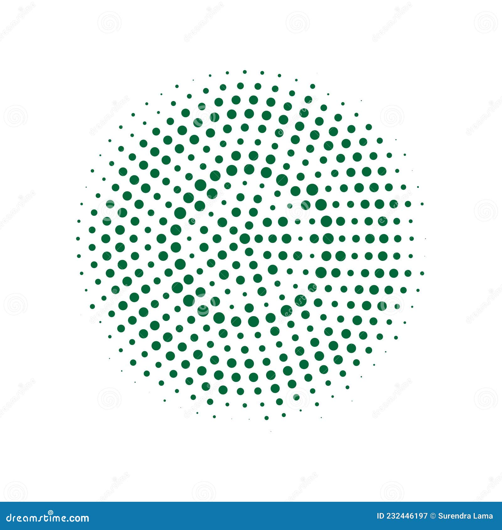 Green Halftone Retro. Abstract Half. Texture Illustration. Dot Half ...