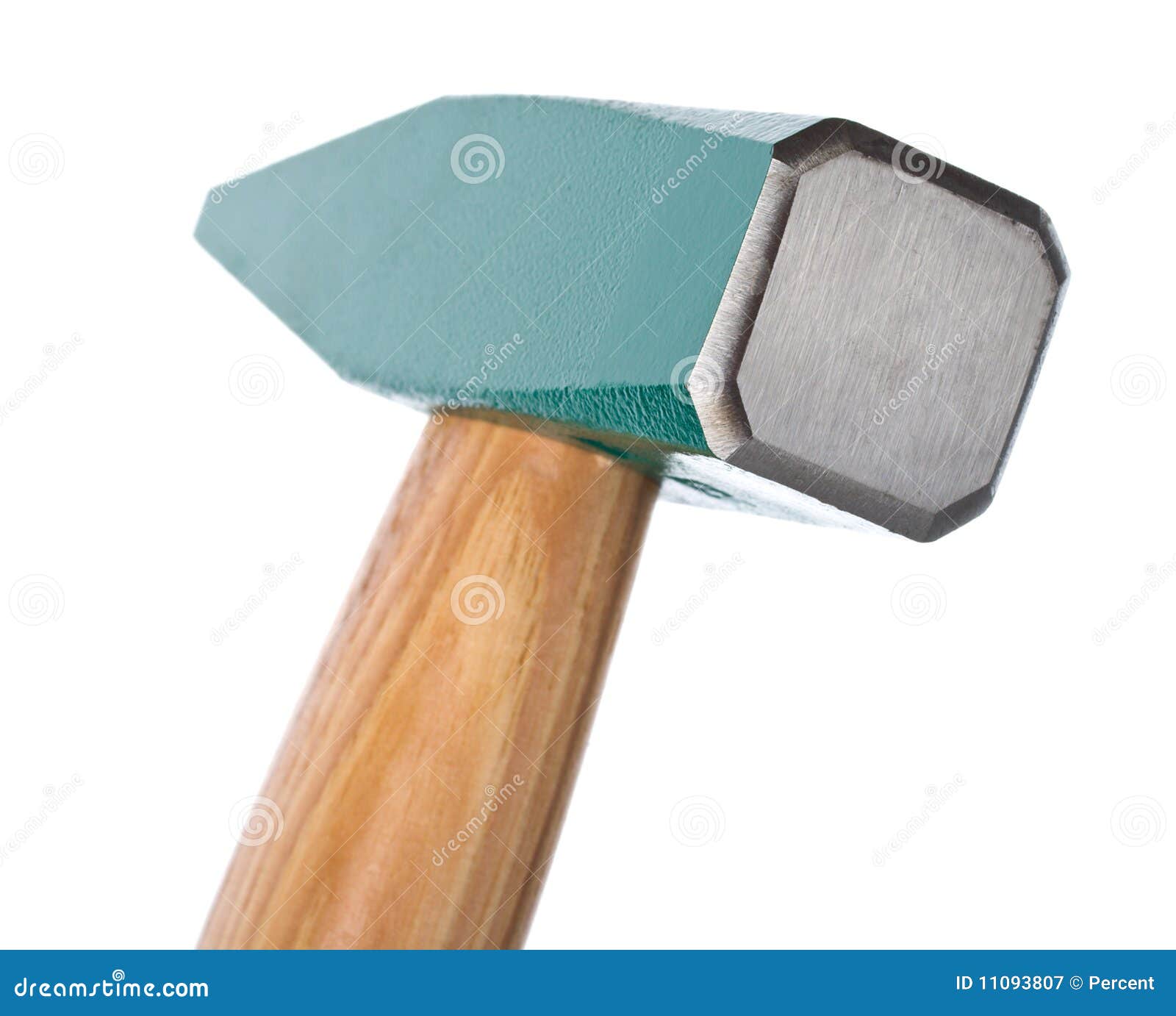 Green hammer stock image. Image of mallet, construction - 11093807
