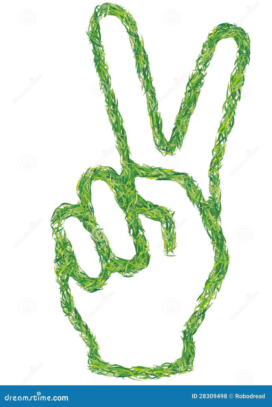 Green hand stock vector. Illustration of texture, green - 28309498