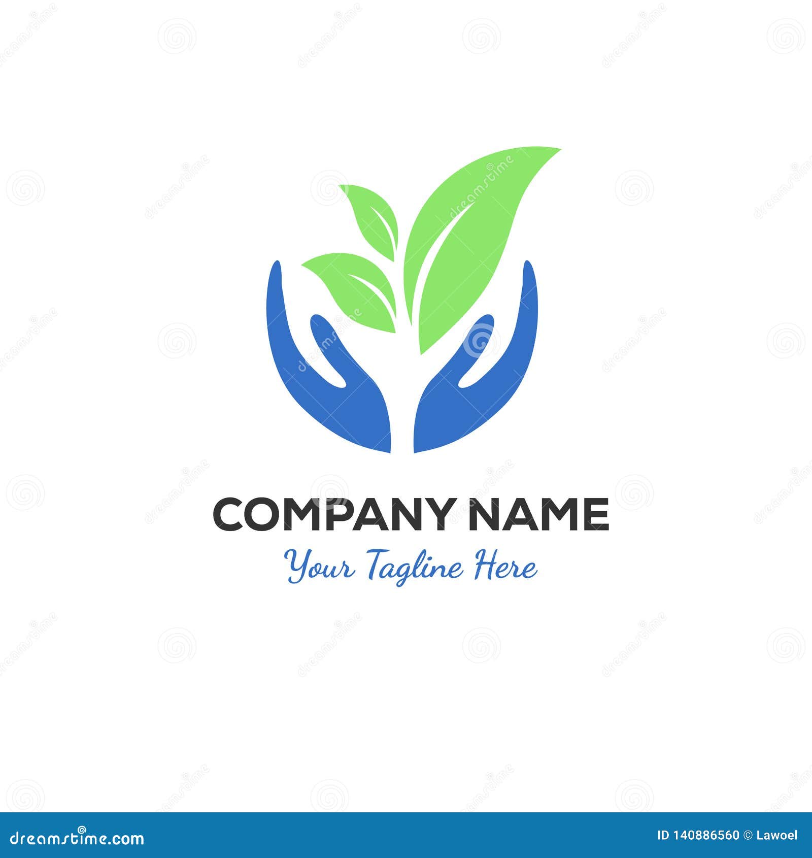 Green Hand Logo designs stock vector. Illustration of green - 140886560