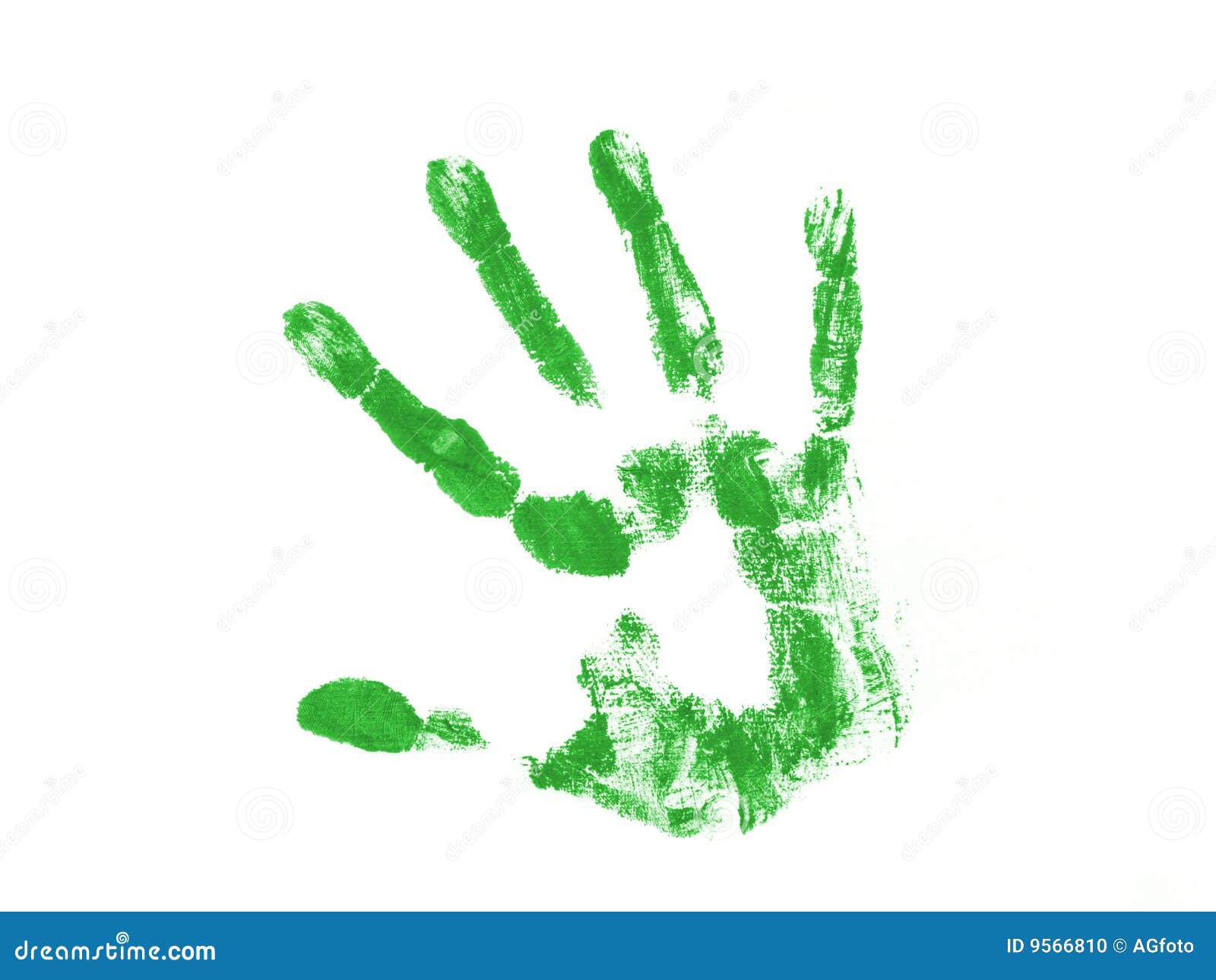 Green hand print stock photo. Image of creativity, paint - 9566810