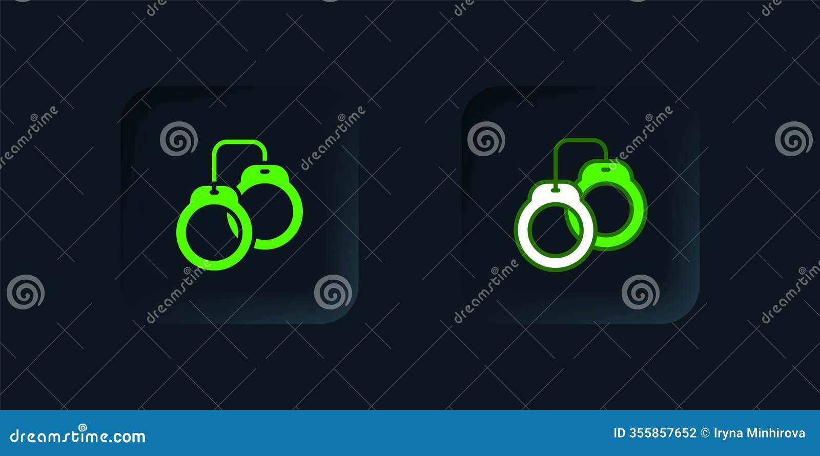 Handcuffs Icon. Trendy Modern Flat Linear Vector Handcuffs Icon ...