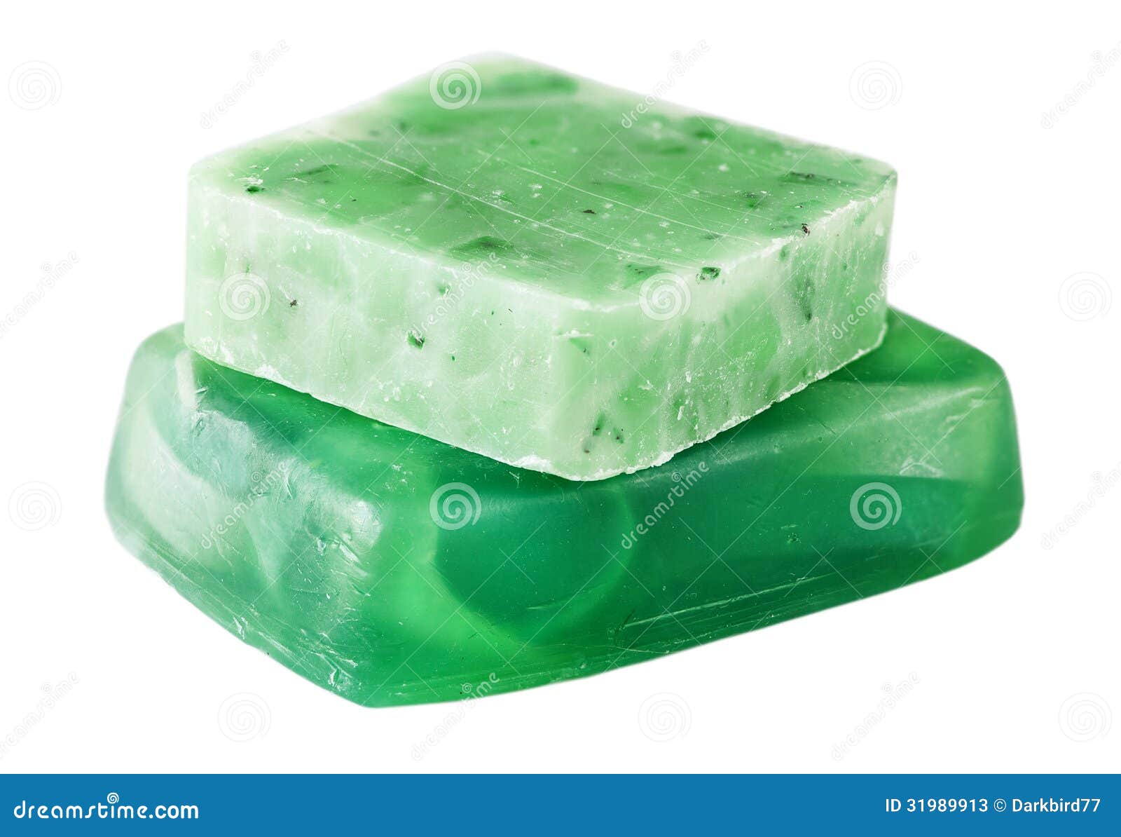 Green Handmade Soap Isolated Stock Image - Image of background ...