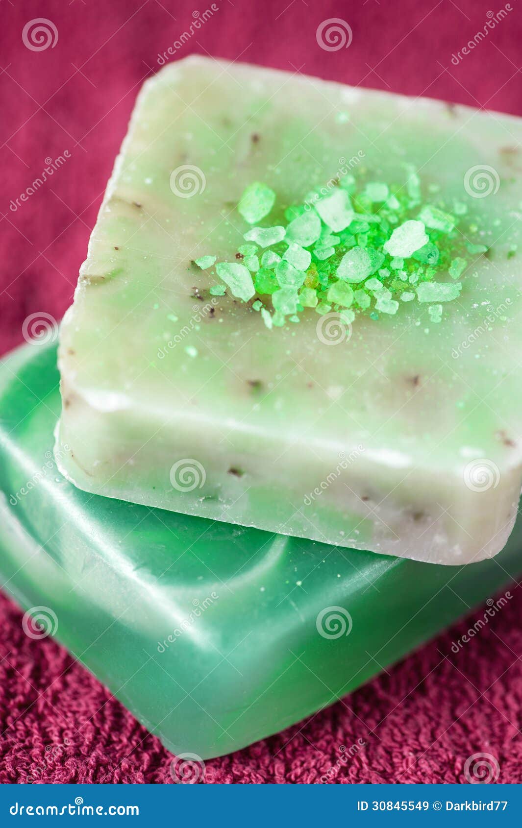 Green handmade soap stock image. Image of salt, wellness - 30845549