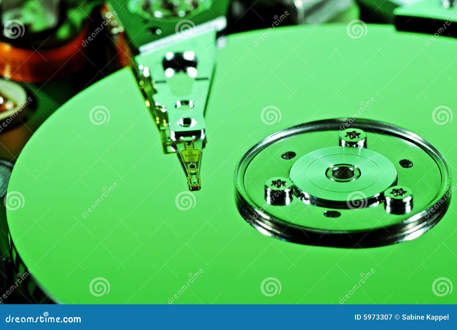 Green Hard Drive stock image. Image of digital, hard, harddisk - 5973307