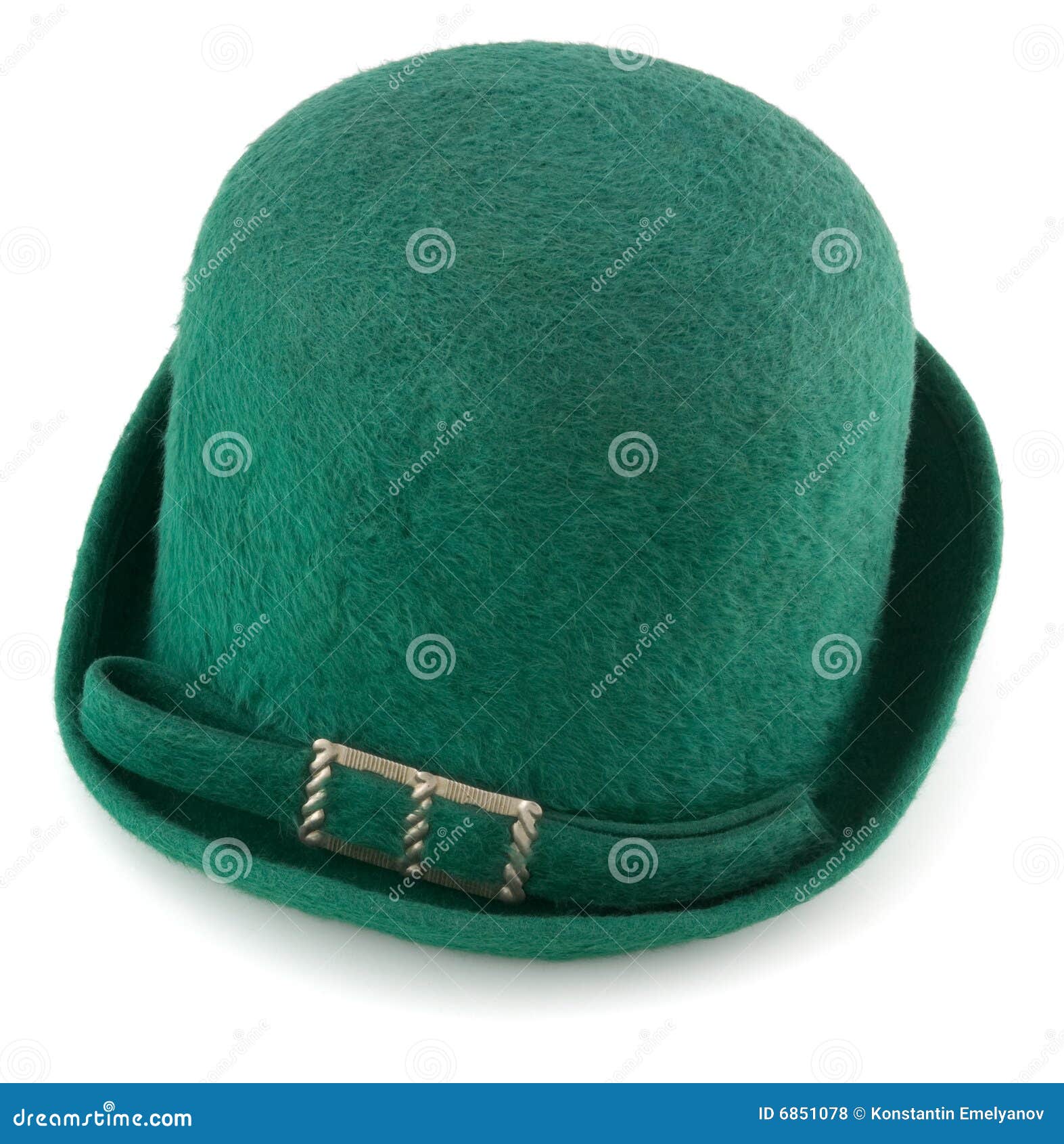 Green hat stock photo. Image of traditional, woolen, white - 6851078