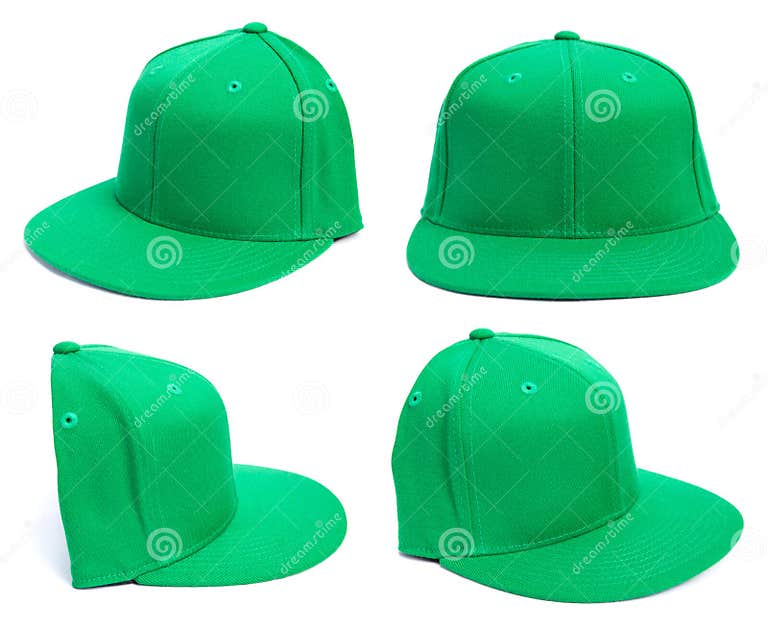 Green Hat at Different Angles Stock Photo - Image of isolated, green ...