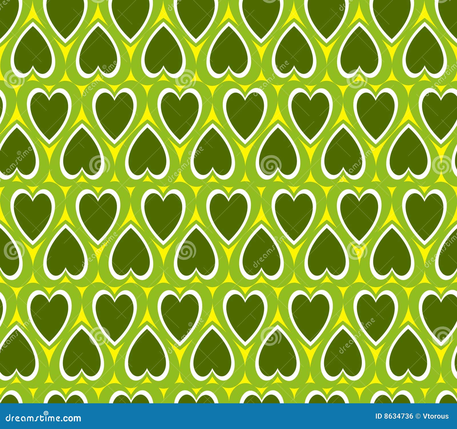 Green heart background stock vector. Illustration of artistic - 8634736