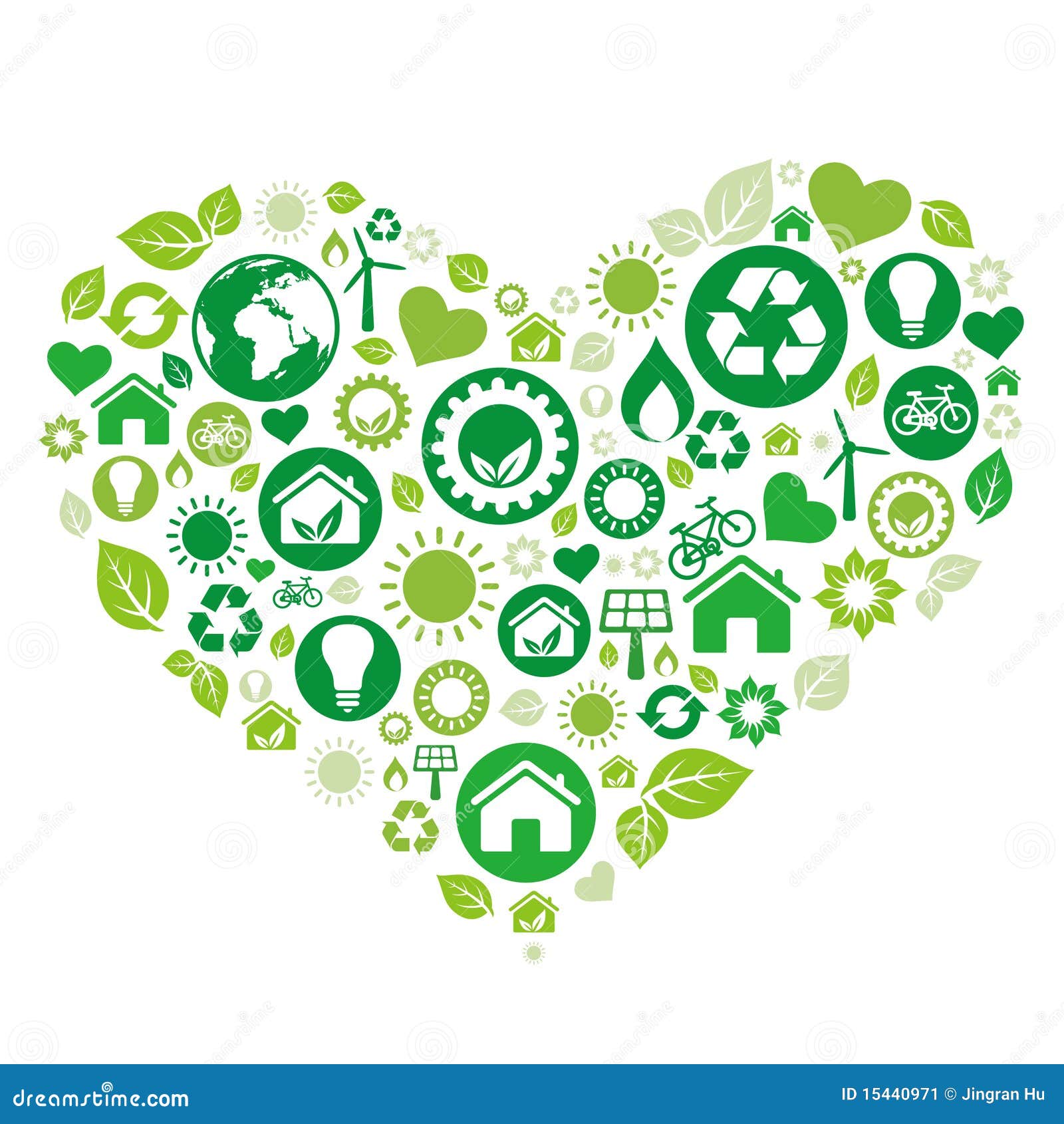 Green Heart,environment Icon Stock Vector - Illustration of butterfly ...