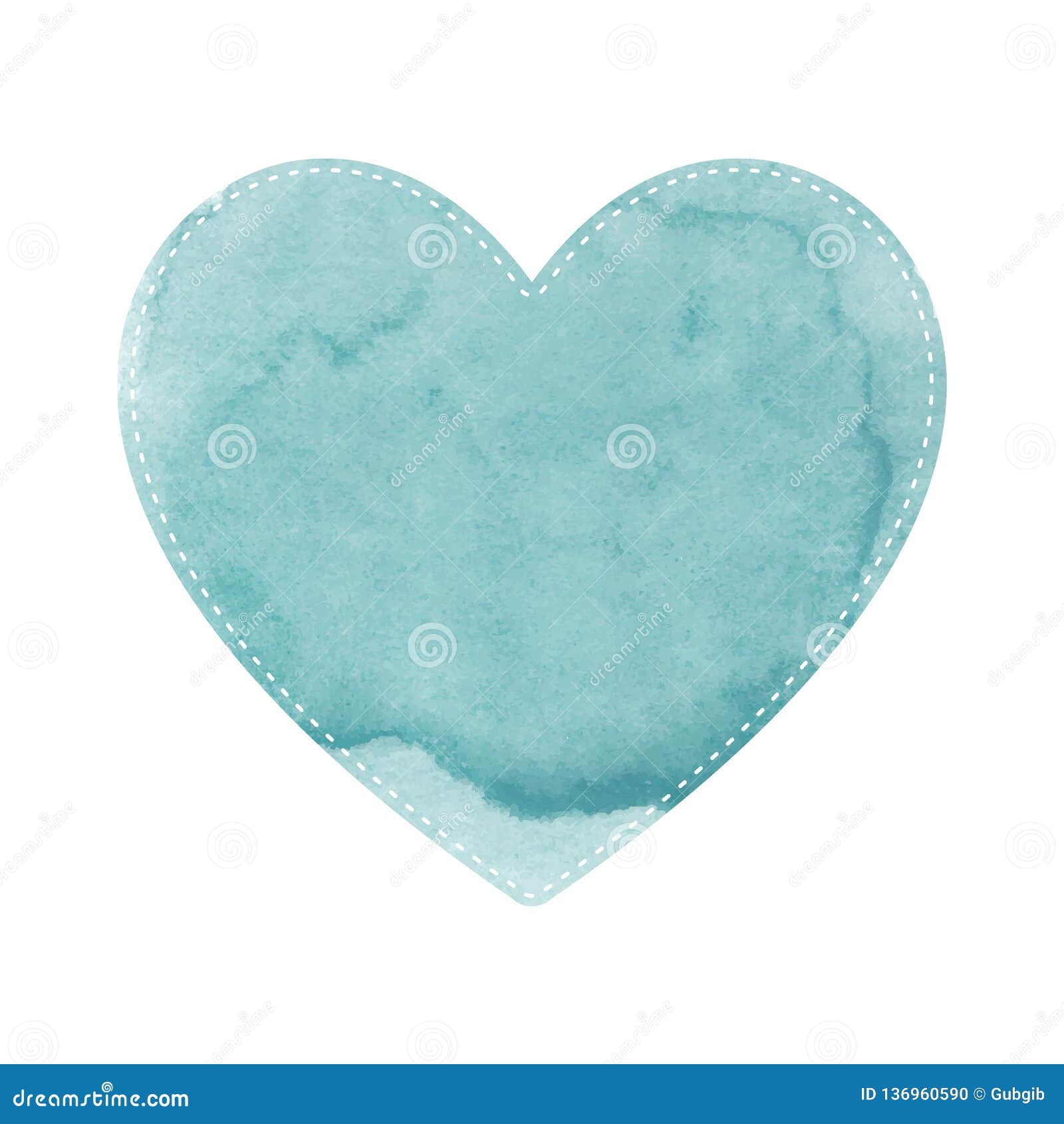 Green Heart Pattern Shapes on White Background Stock Vector ...