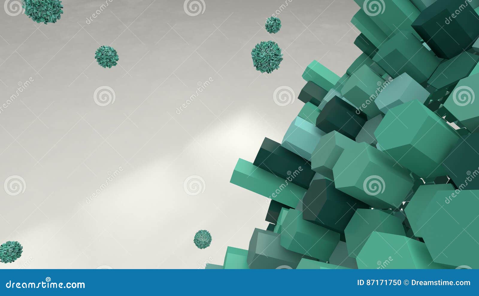 Bacteria Abstract Background Cartoon Vector | CartoonDealer.com #78663365