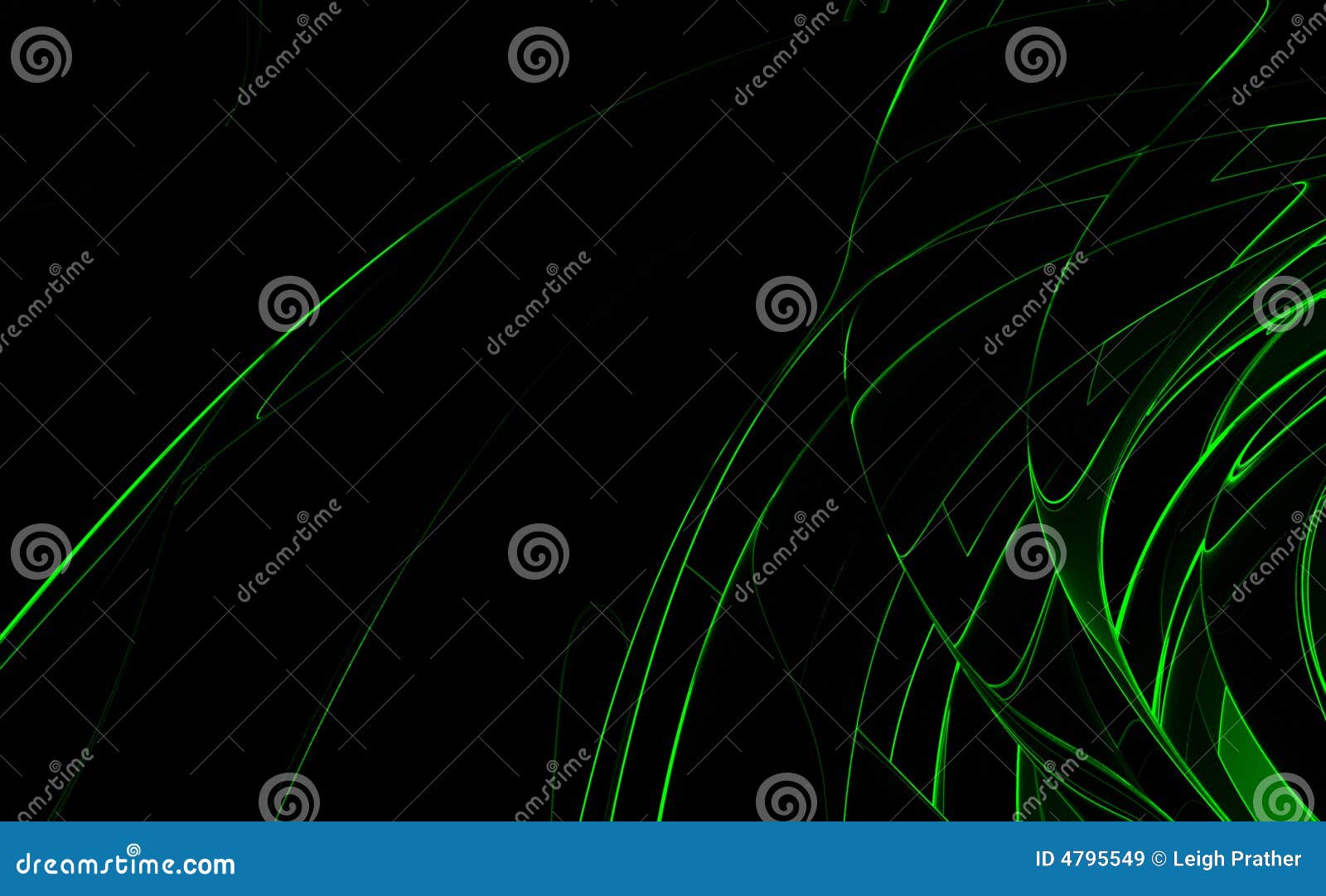 High-tech Background Of Green Color From A Computer Board With LEDs And ...