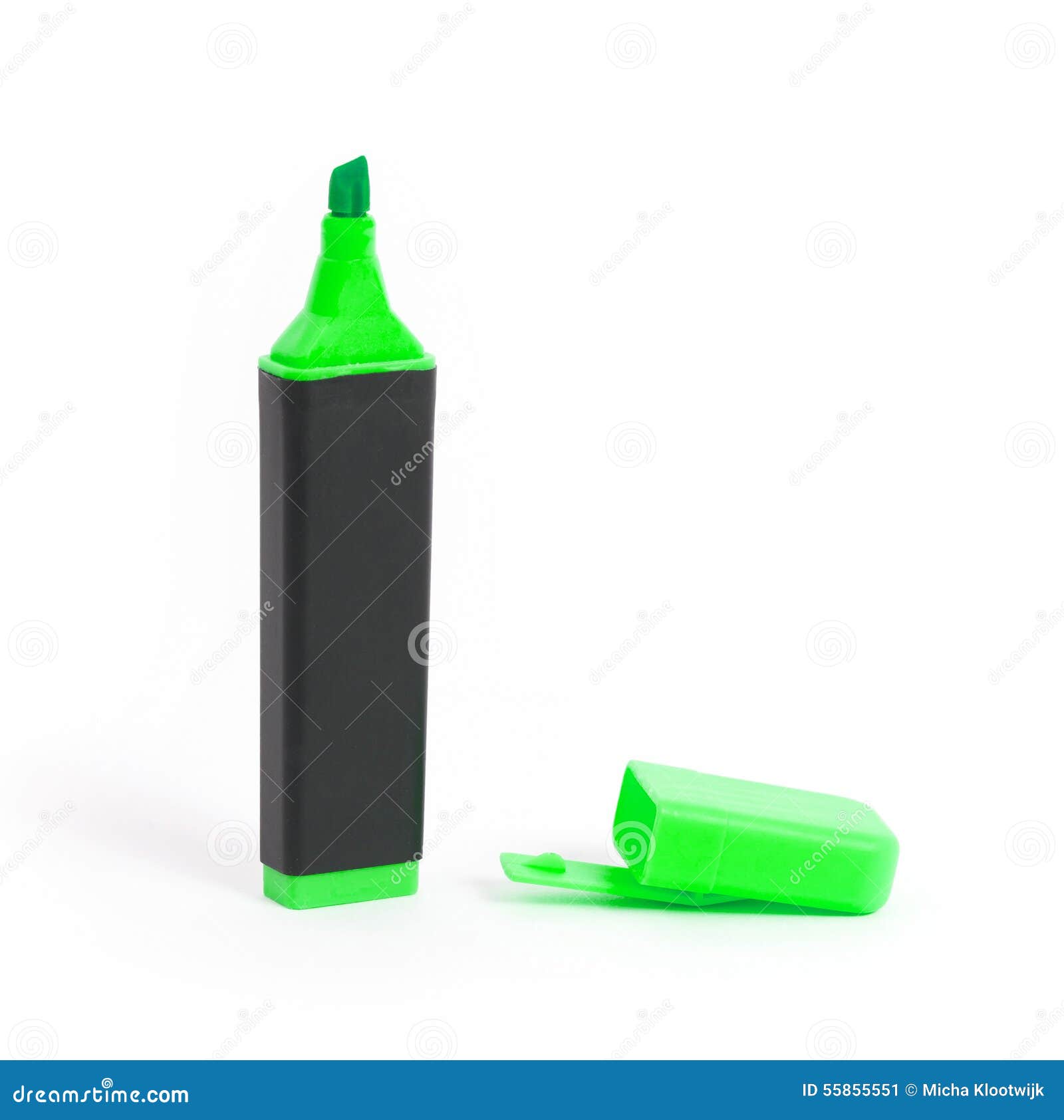 Green highlighter isolated stock image. Image of green - 55855551