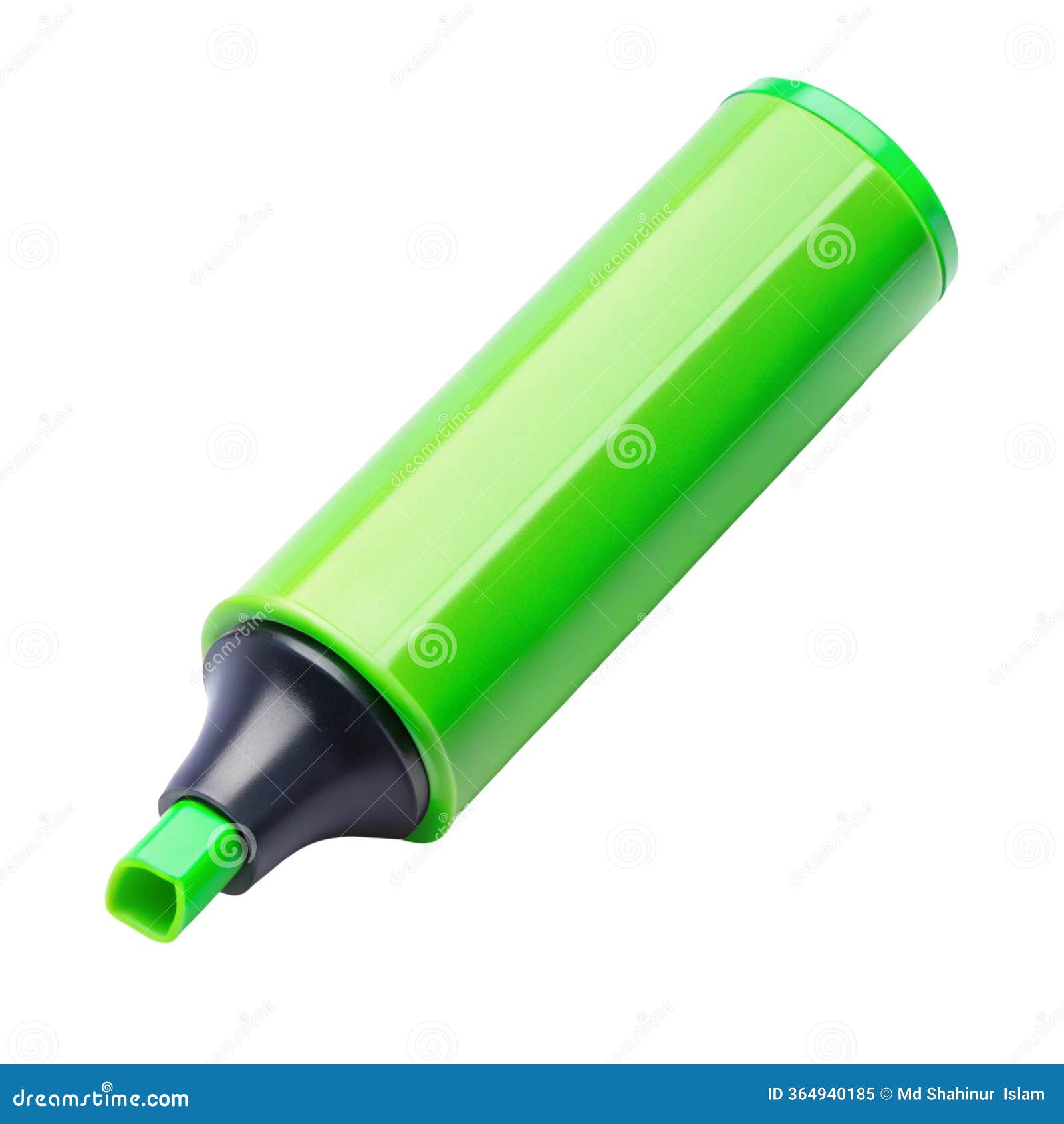 Green Highlighter Arrow Set Isolated On Transparent Background. Marker ...