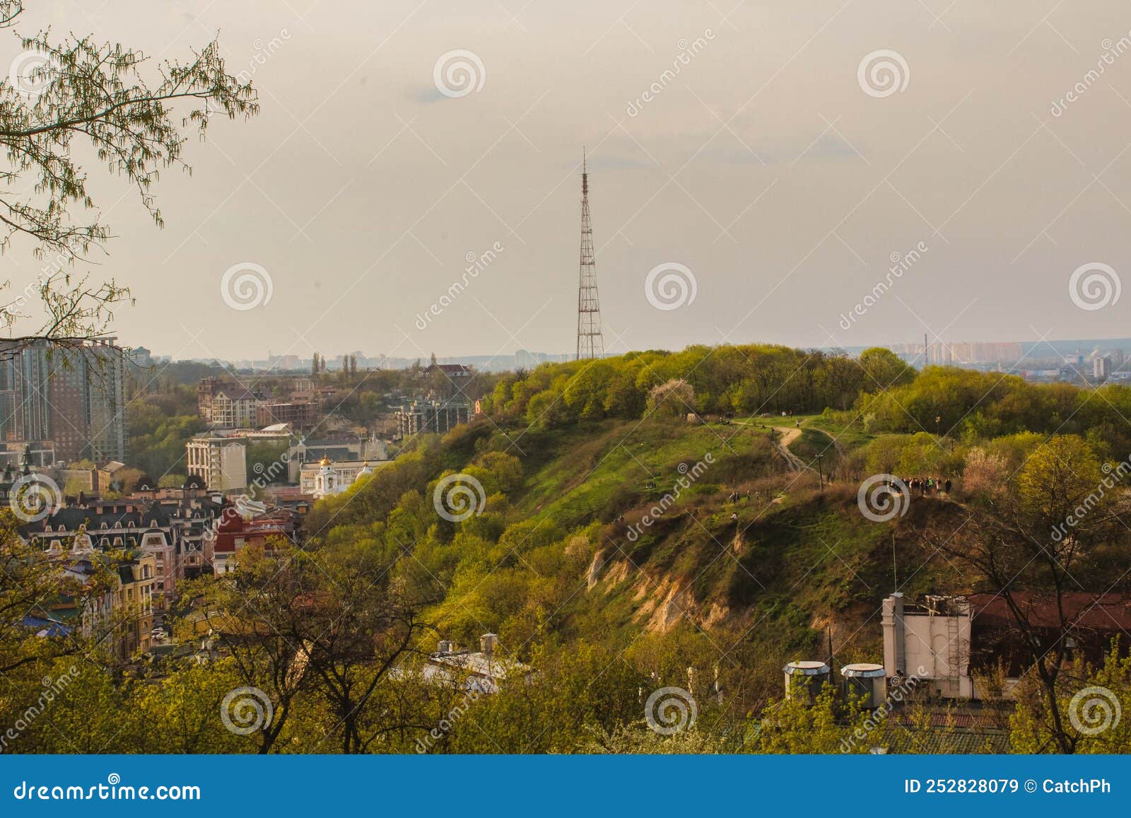 The Green Hills of Kiev stock image. Image of ukrainian - 252828079