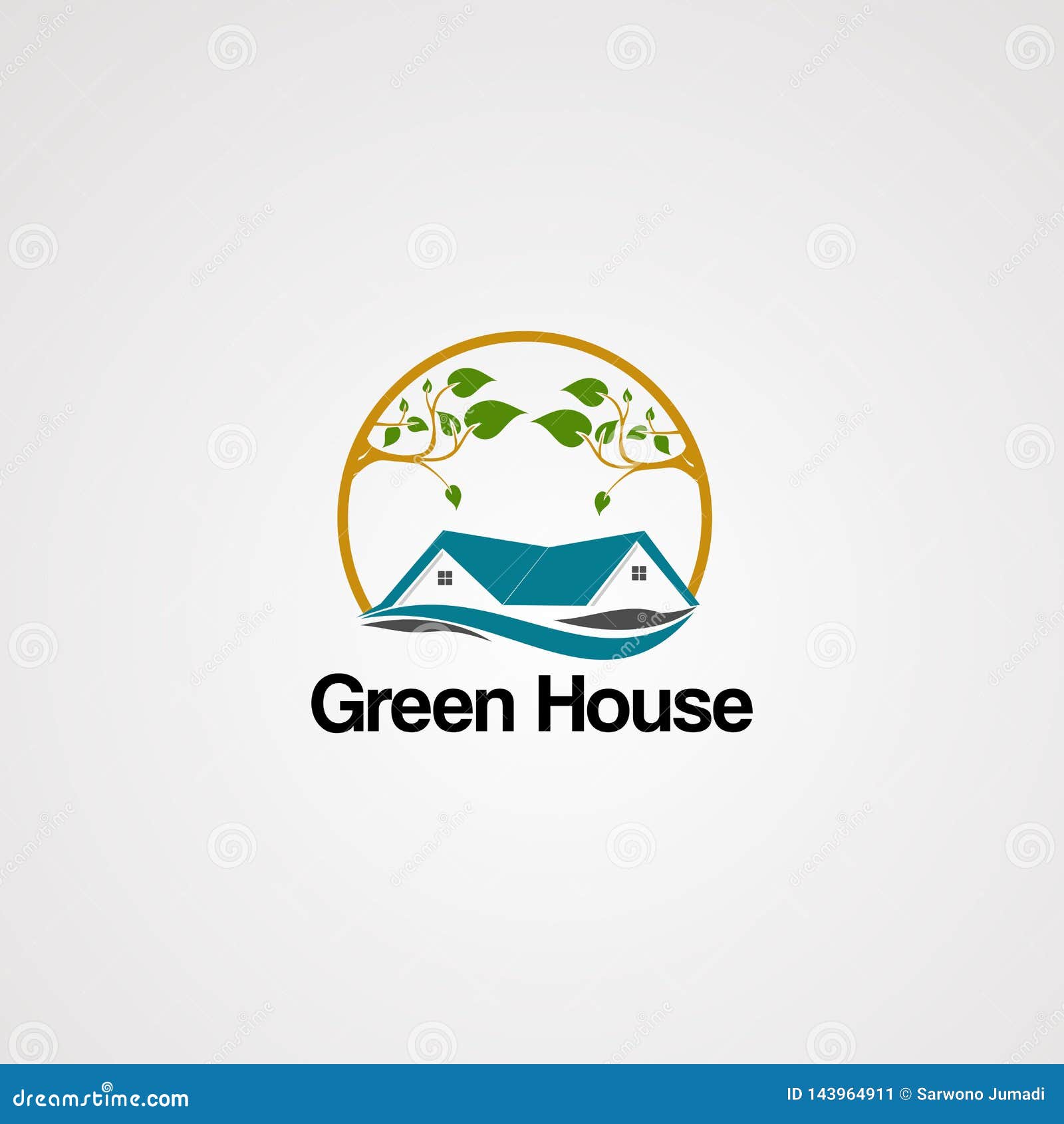 Green Home Logo Vector,icon, Element,and Template Stock Vector ...