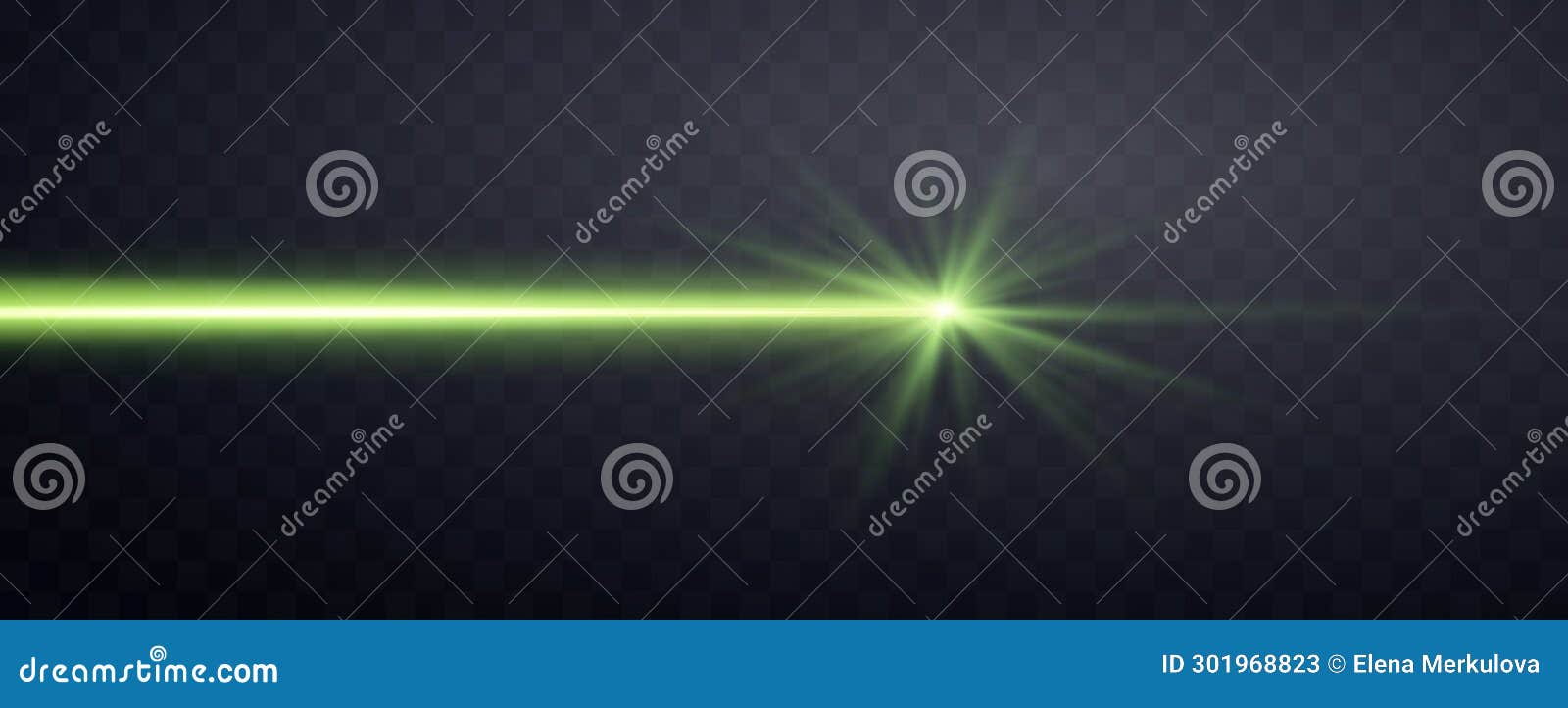 Green Horizontal Laser Beam. Neon Line, Presentation Pointer. Green ...
