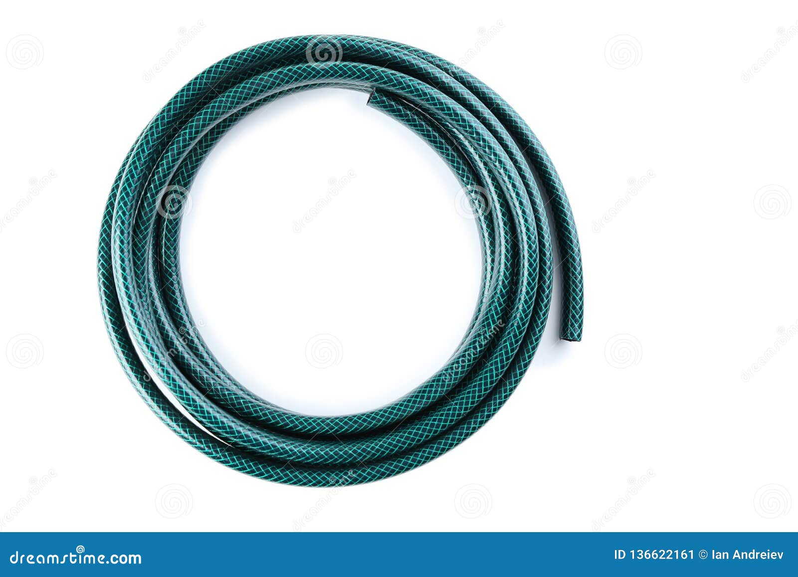 Green hose stock image. Image of studio, water, color - 136622161