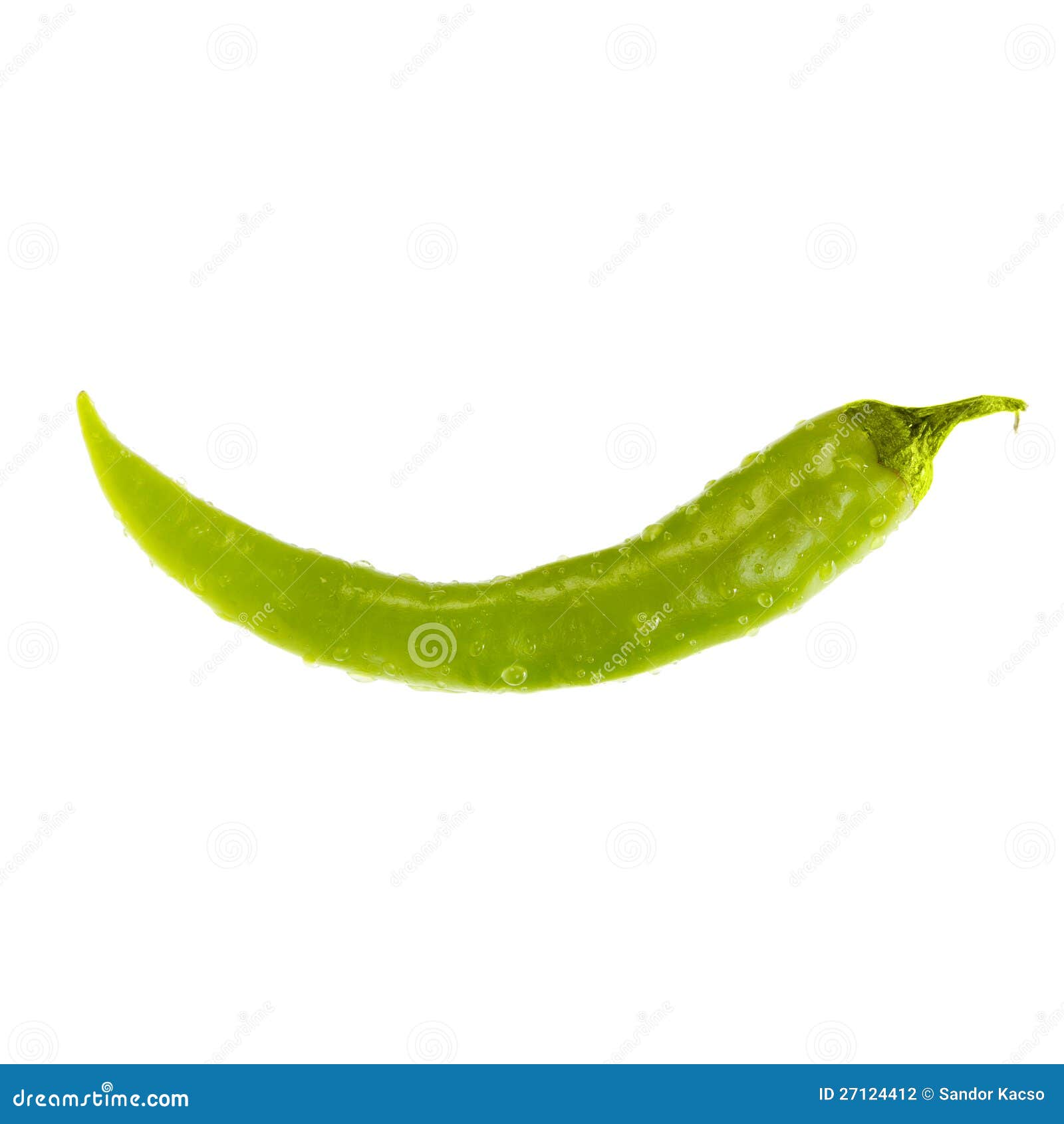 Green hot chili pepper stock photo. Image of drip, white - 27124412