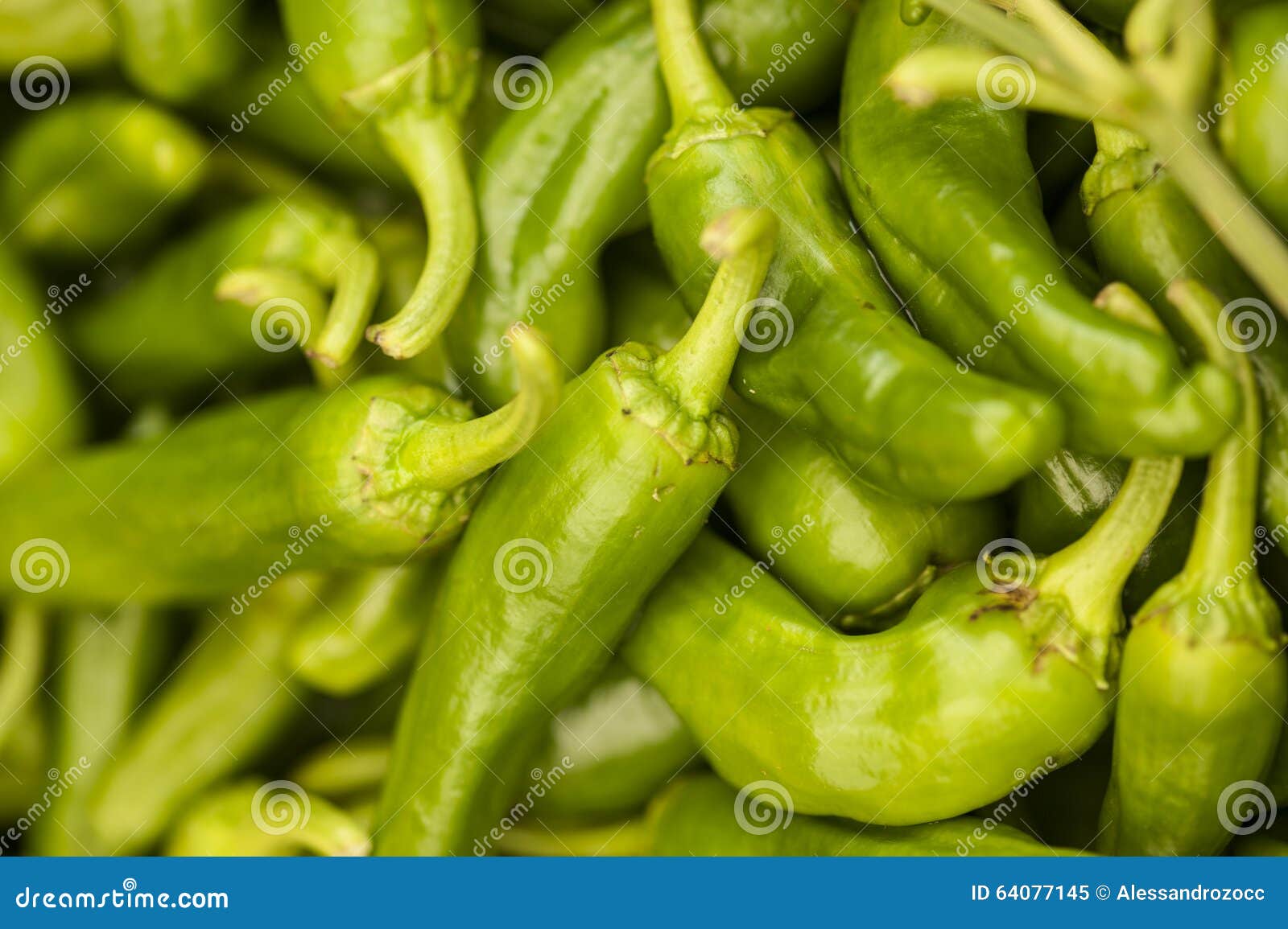 Green hot pepper bunch stock image. Image of display - 64077145